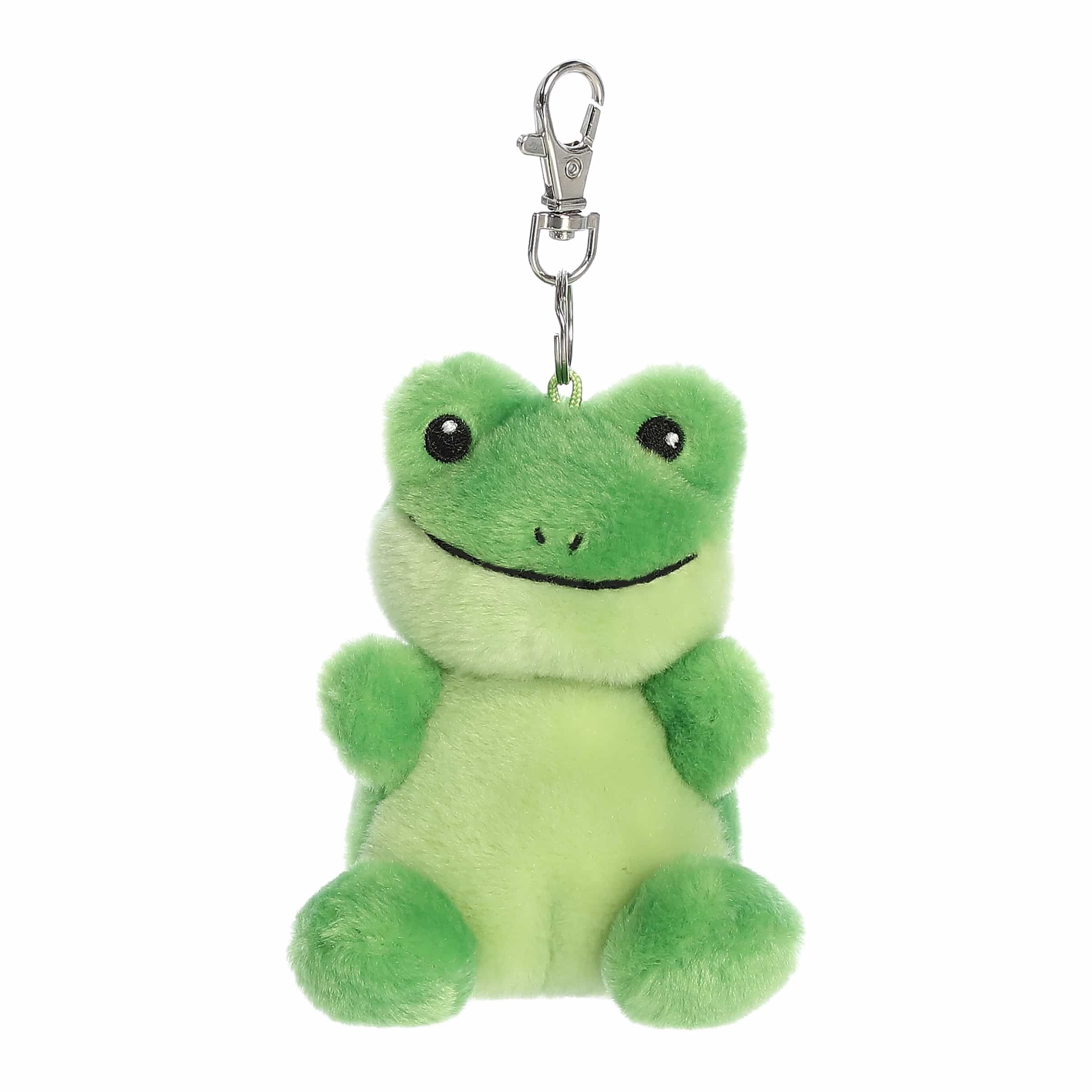Aurora - Mini Green Adorable Clip-On - 4" Ribbits Frog - Palm Pals ...