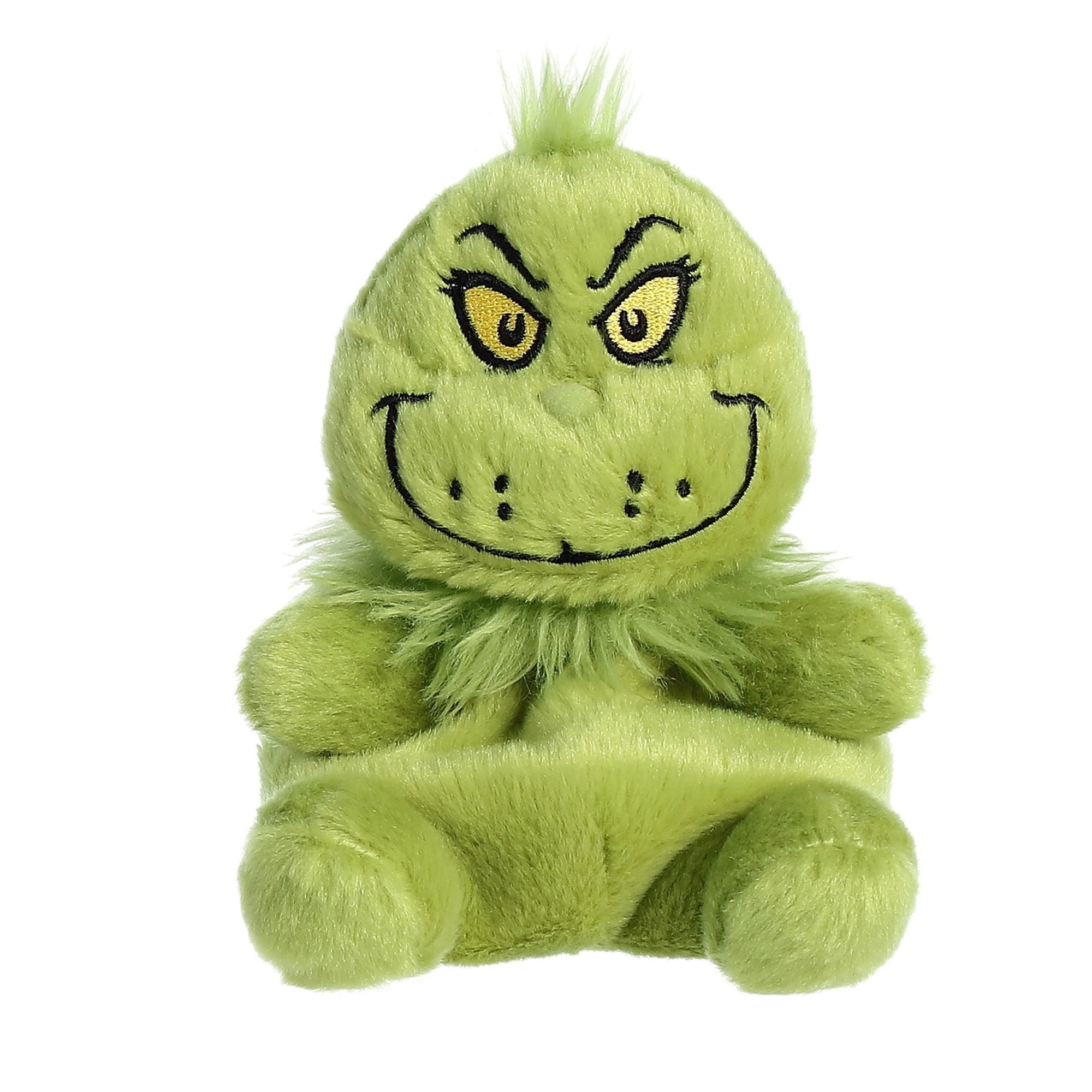 Aurora, Mini Green Dr. Seuss Palm Pals Grinch 4.5" Soft Plush - Walmart.com