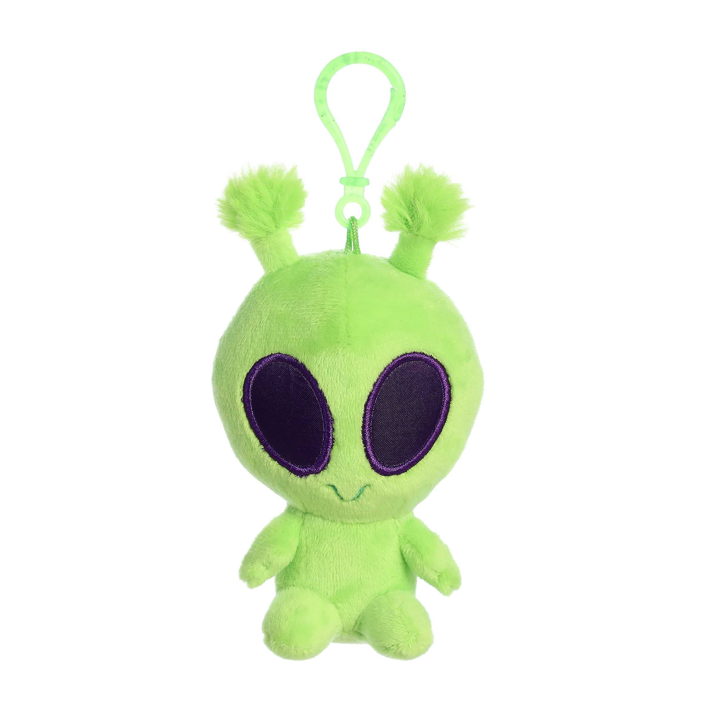 Aurora - Mini Green Twitch Alien Plush Keychain - Interstellar Galactic ...