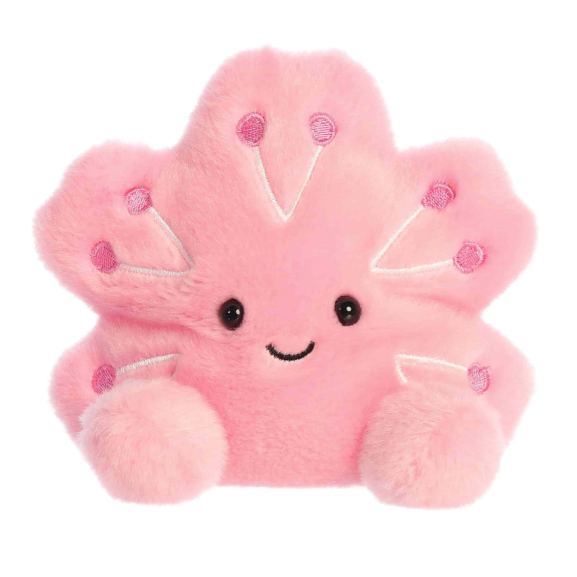 Aurora - Mini Pink Adorable Stuffed Animal - 5" Hana Cherry Blossom ...