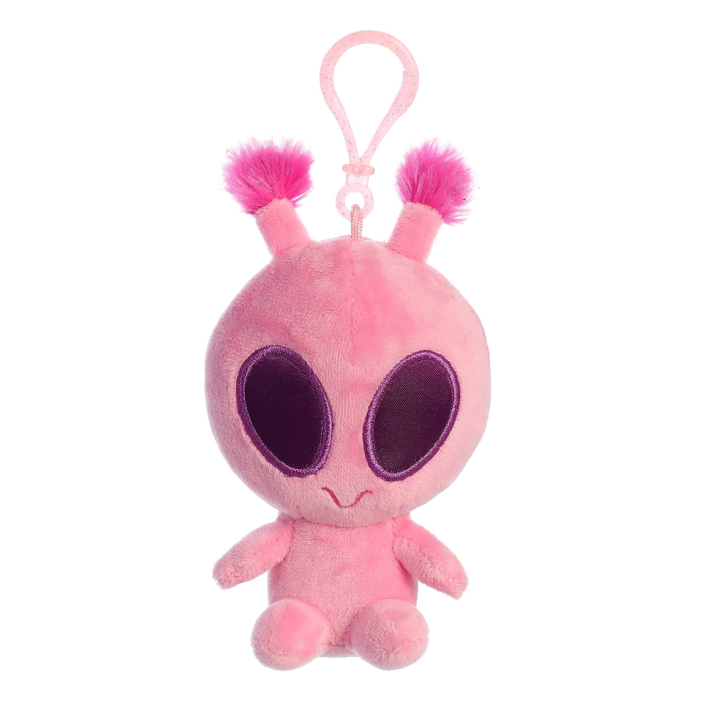 Aurora - Mini Pink Galactic Cuties - 4.5" Solar Alien Keychain ...