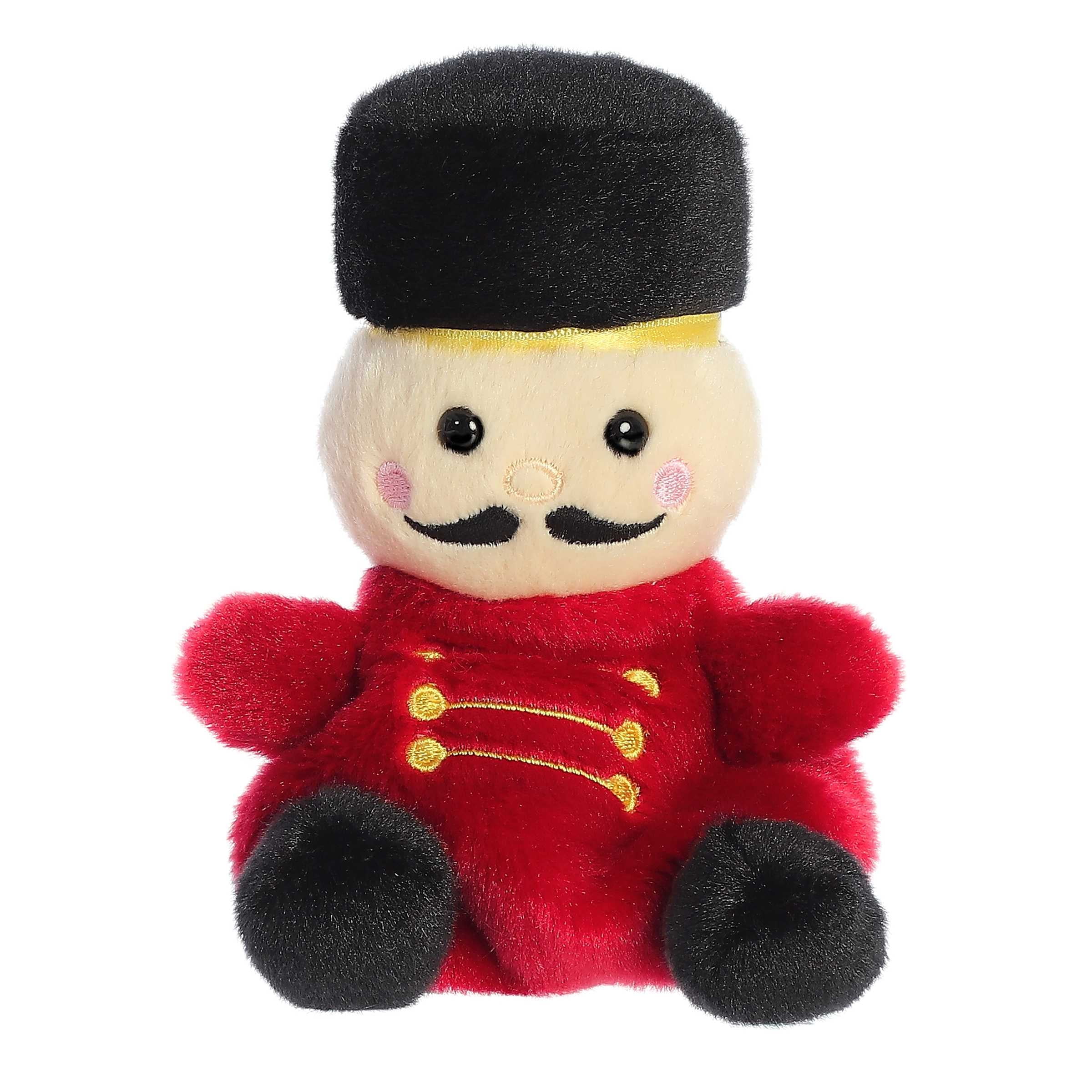 AURORA Marius Nutcracker Plush Toy, 5 Inch, Red and Black, Soft Stuffed ...