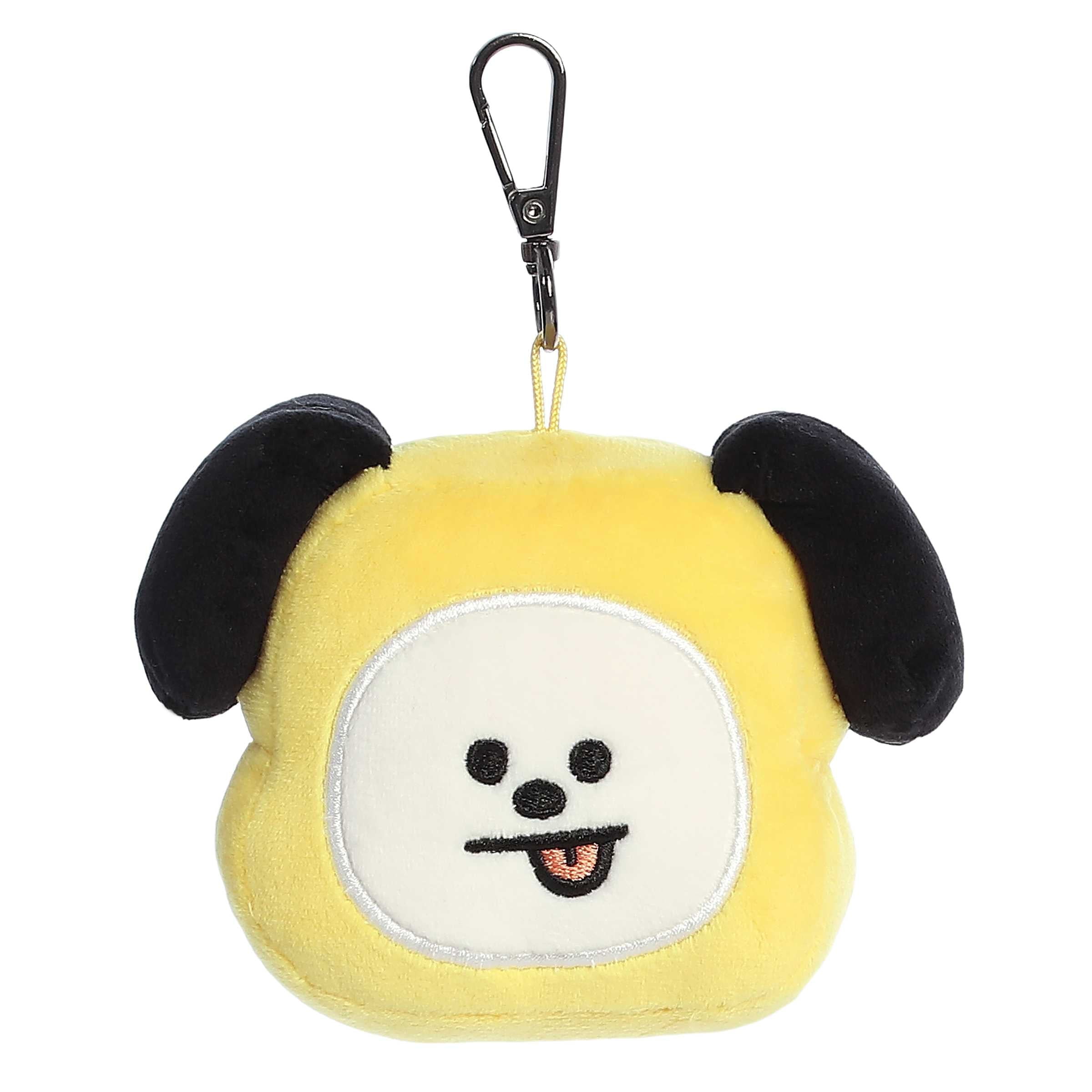 Aurora - Mini Yellow BT21 - 4" CHIMMY Keychain - Lovable Stuffed Doll ...