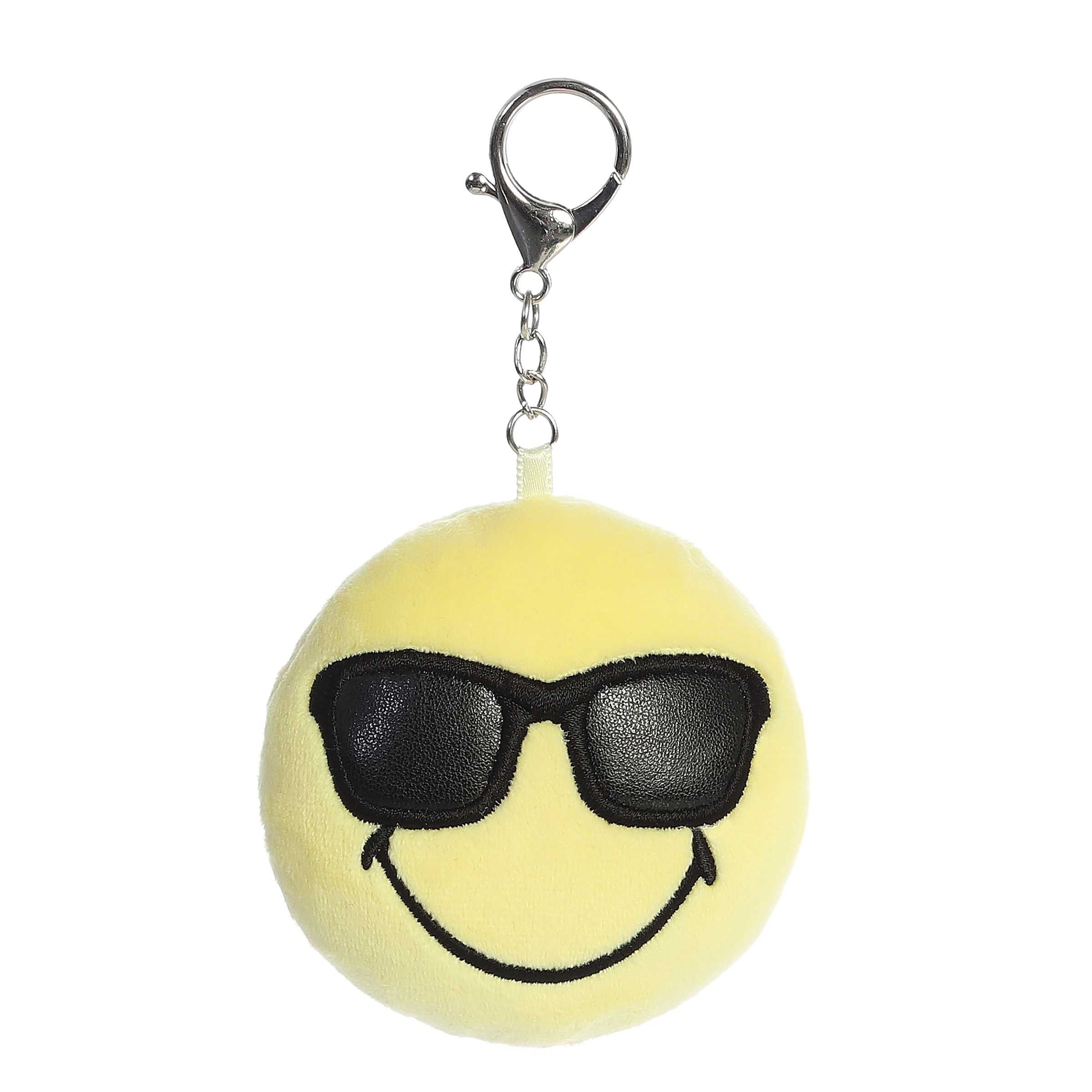 Aurora - Mini Yellow SMILEYWORLD - 3.5" Shades Clip-On - Vibrant Stuffed Animal - Walmart.com