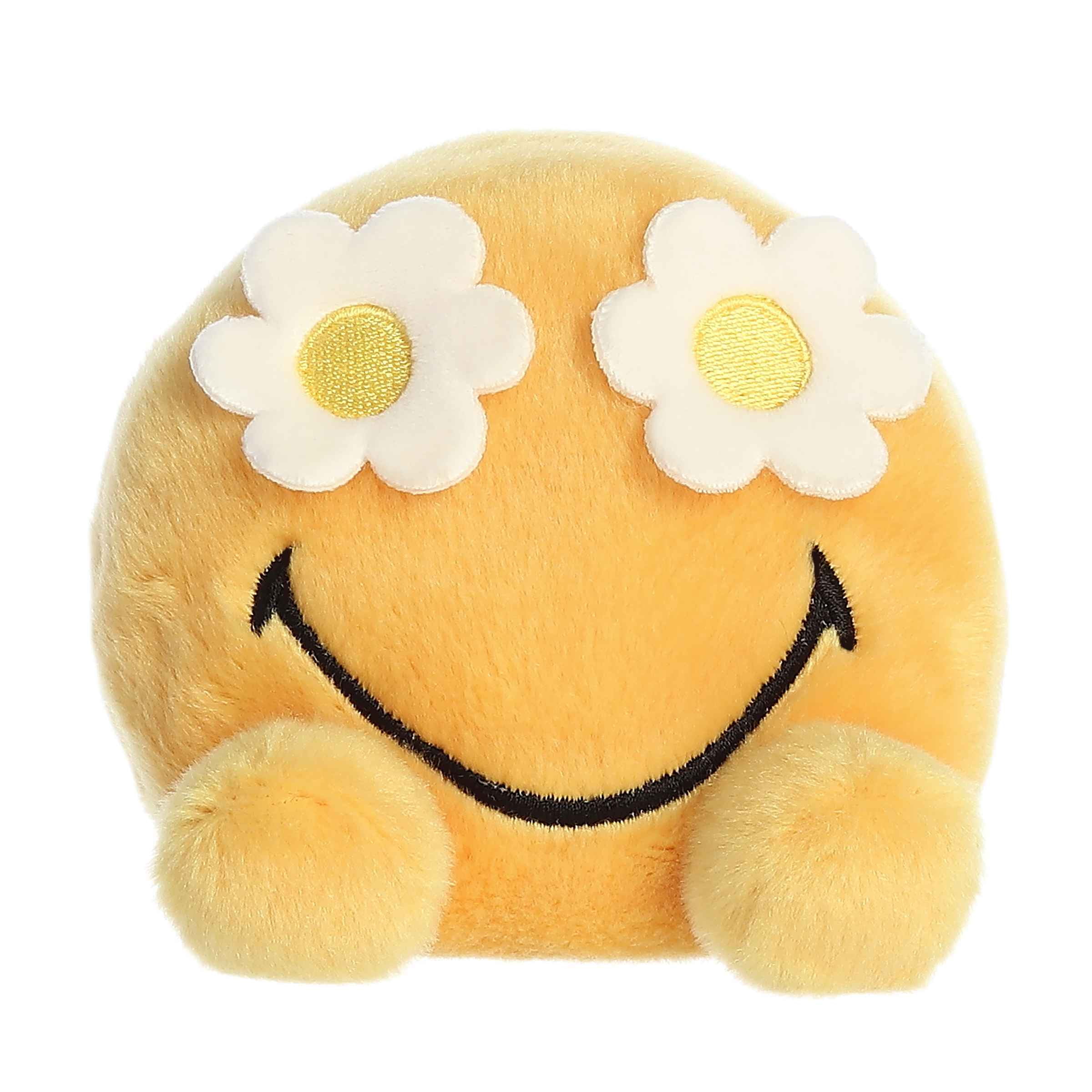 Aurora - Mini Yellow SMILEYWORLD - Palm Pals 5" Flowers - Vibrant Stuffed Animal - Walmart.com