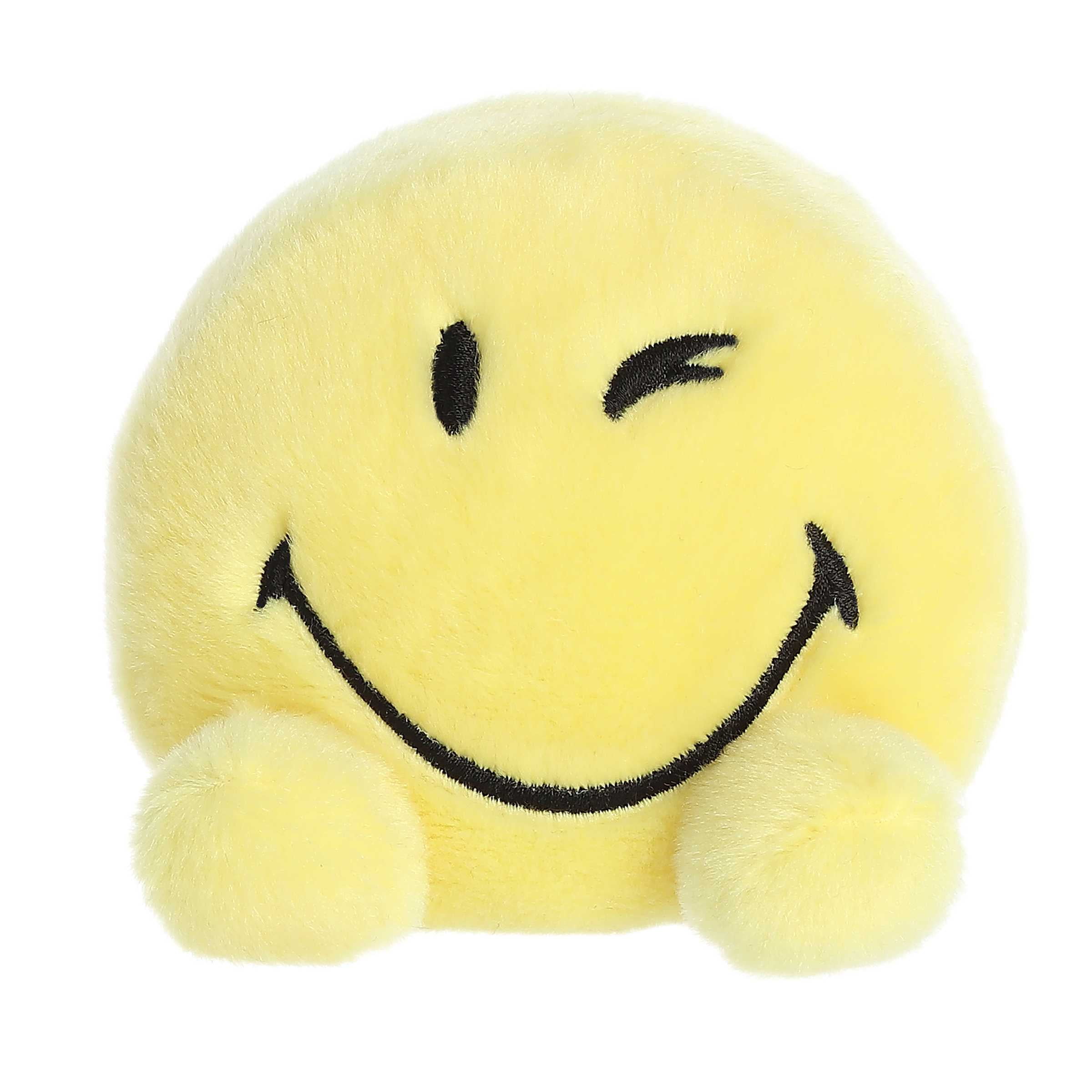 Aurora - Mini Yellow SMILEYWORLD - Palm Pals 4.5" Wink - Vibrant ...