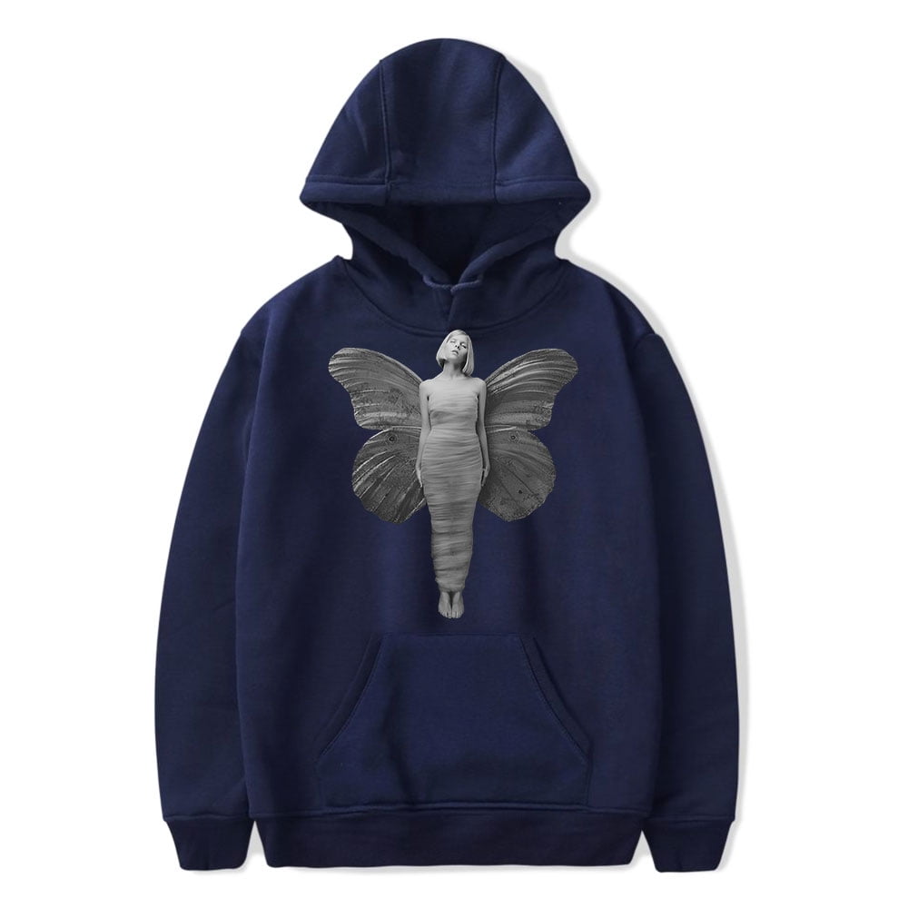 Aurora Moth Hoodie Unisex Hooded Sweatshirt Long Sleeve Tracksuit ...