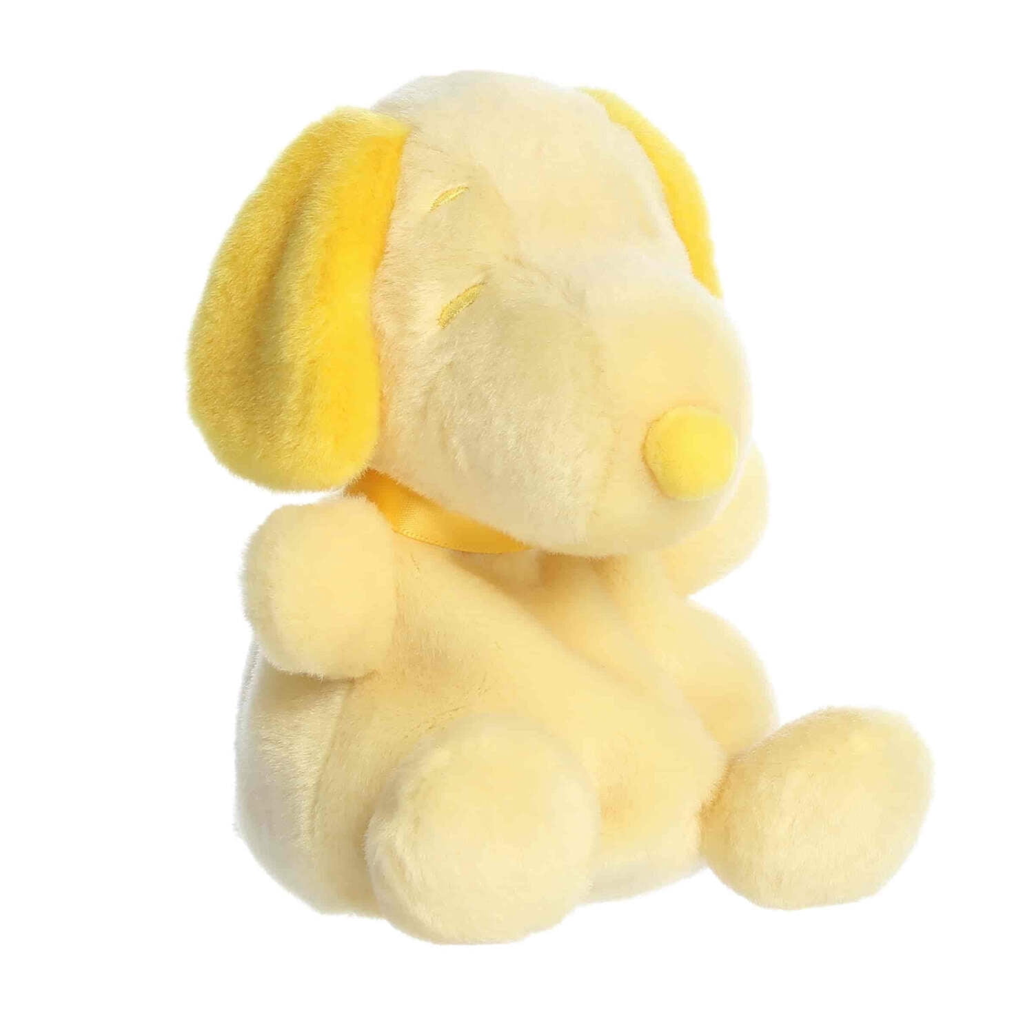Aurora Palm Pals Peanuts Snoopy Color Collection Yellow 5-Inch Stuffed ...