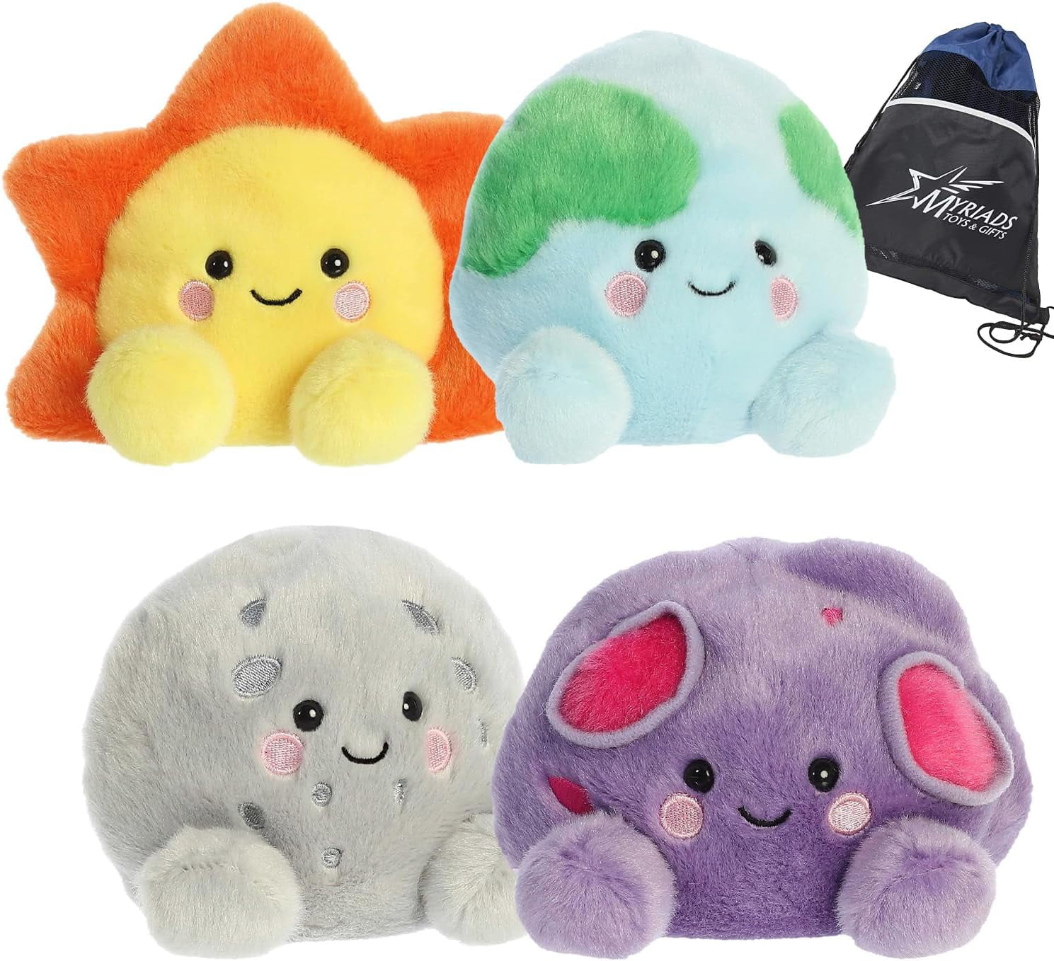 Aurora Palm Pals Space Astronomy Bundle: Eve Earth, Rae Sun, Celene ...