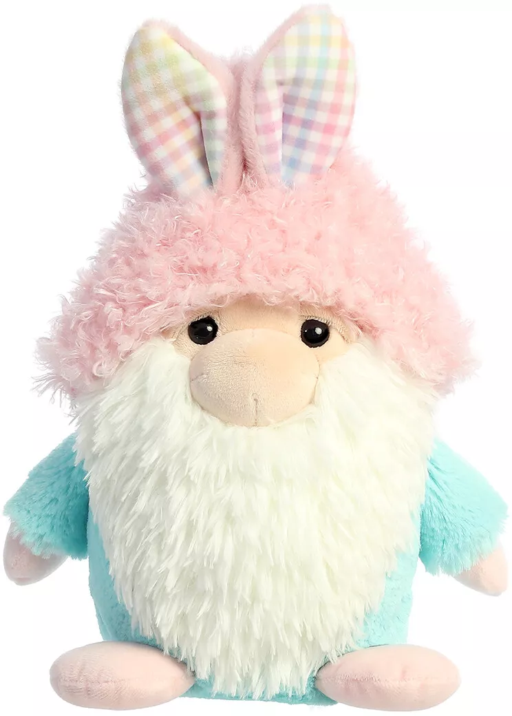 Aurora Pastel Bunny Ears Gnome Bitsy Rainbowgem Plush, 10" - Walmart.com