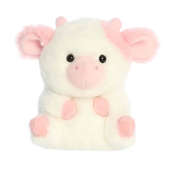 Aurora® Playful Rolly Pet™ Strawberry Milk Cow™ Stuffed Animal ...