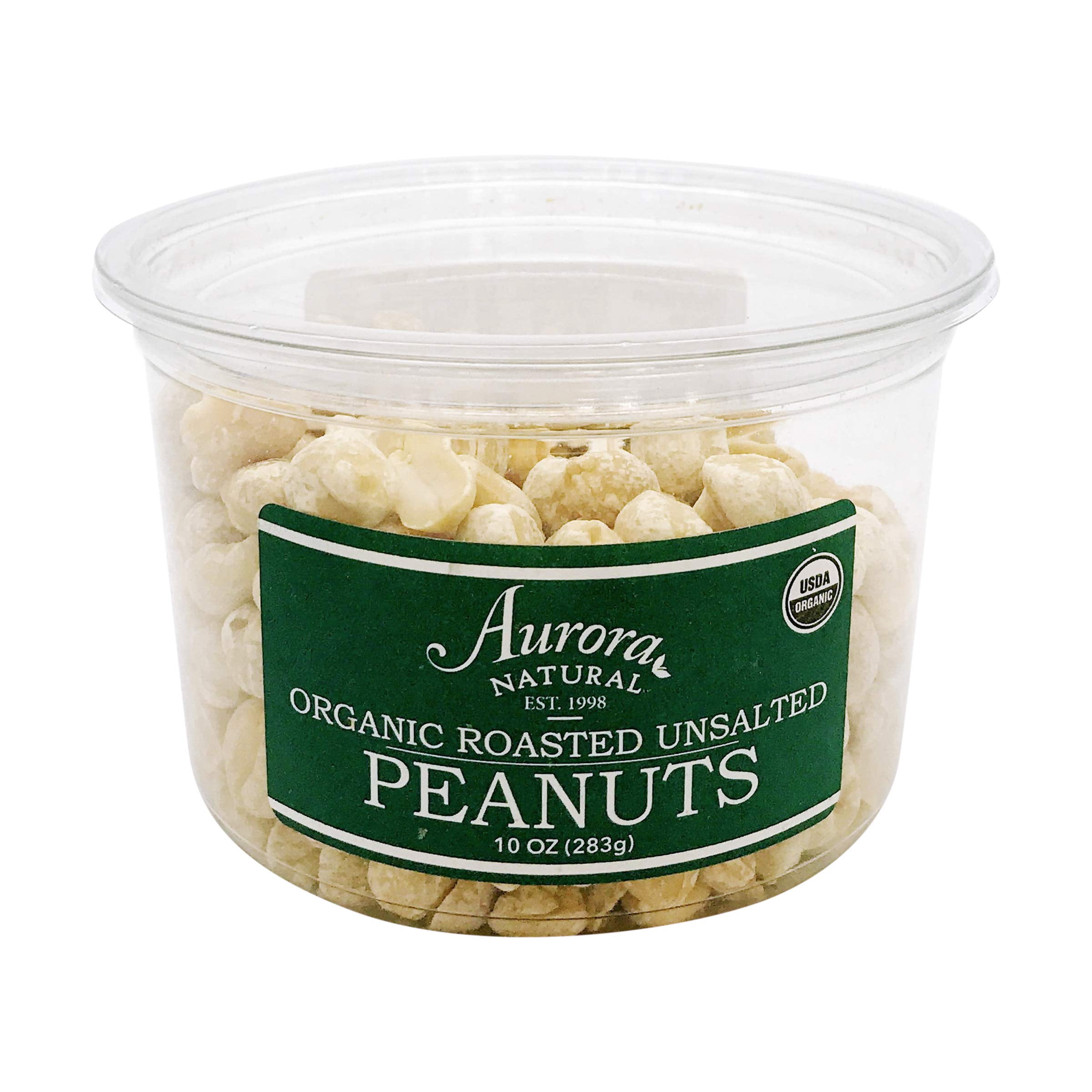 Aurora Products Organic Peanuts, CM31 Roasted & Unsalted, 10 oz ...