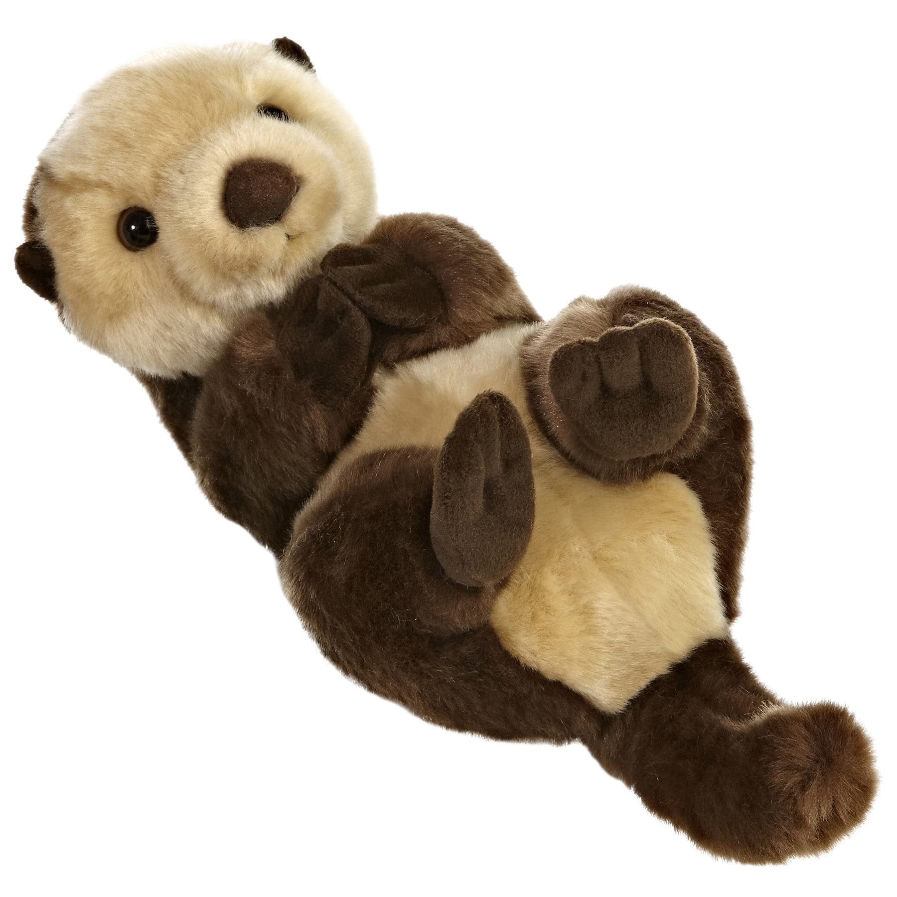 Aurora Realistic Miyoni Sea Otter Stuffed Animal - Lifelike Details ...