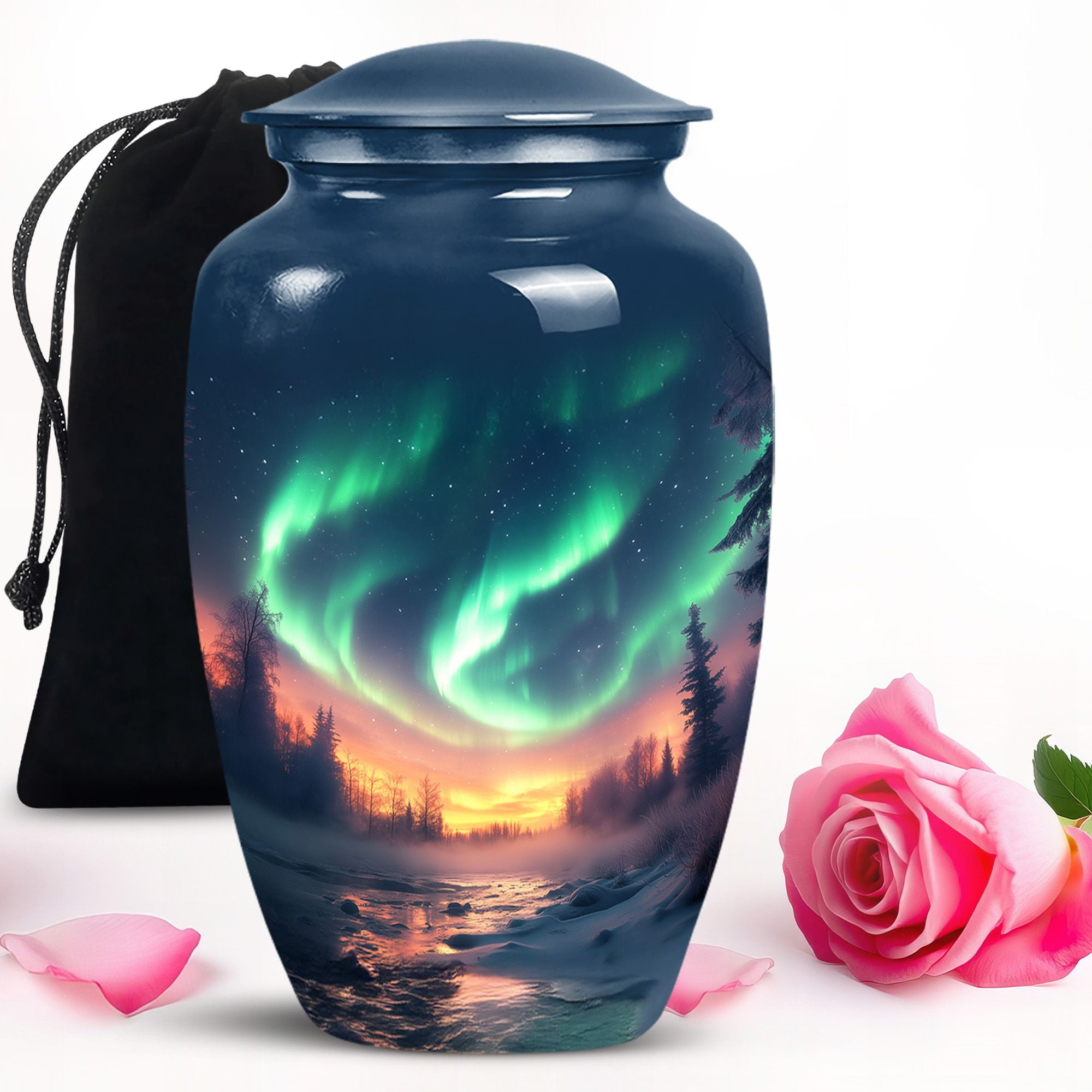 Aurora River Large Burial Urns For Adult Human Ashes - Funeral ...
