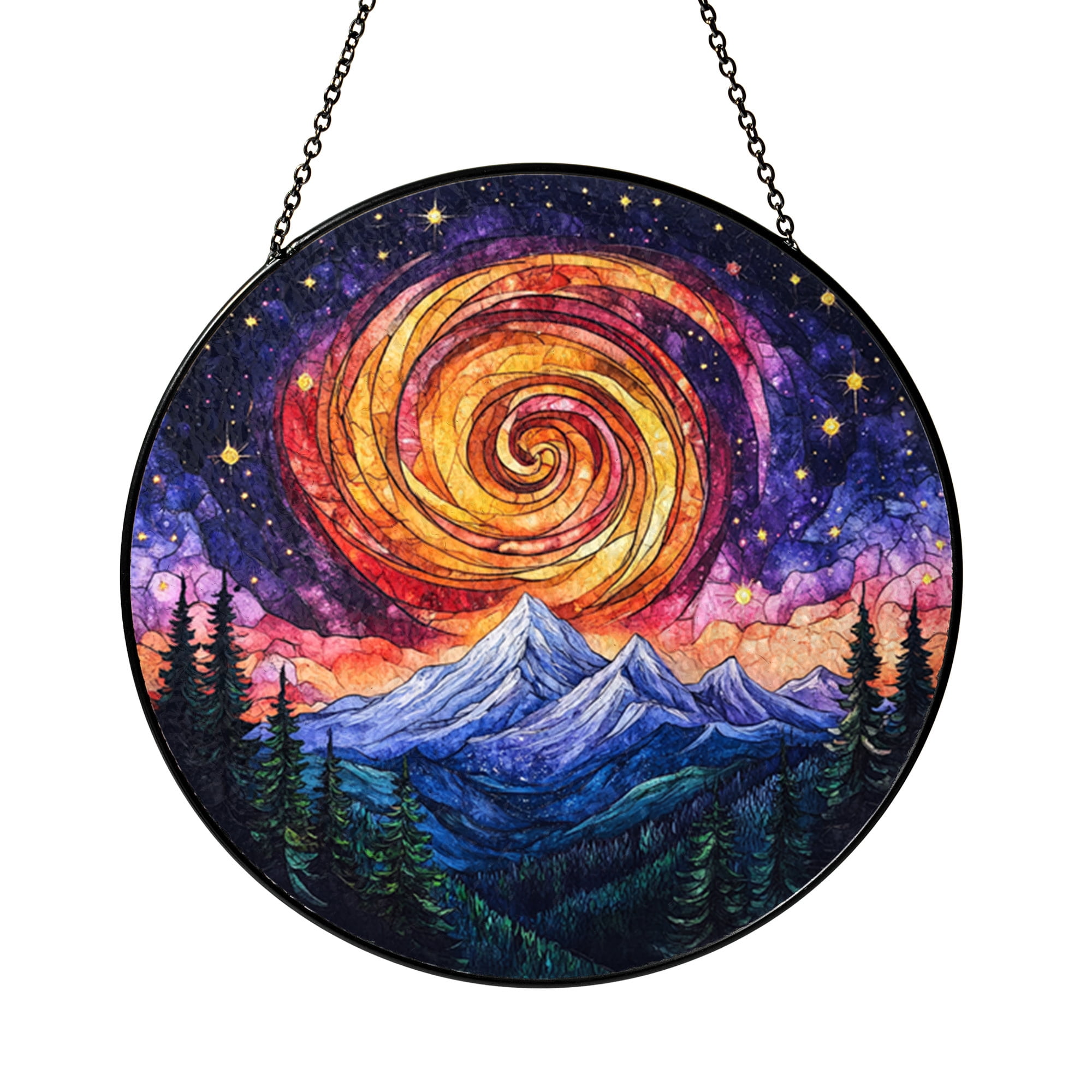 Aurora Sky Window Hanging – Decorative Glass Art - Walmart.com