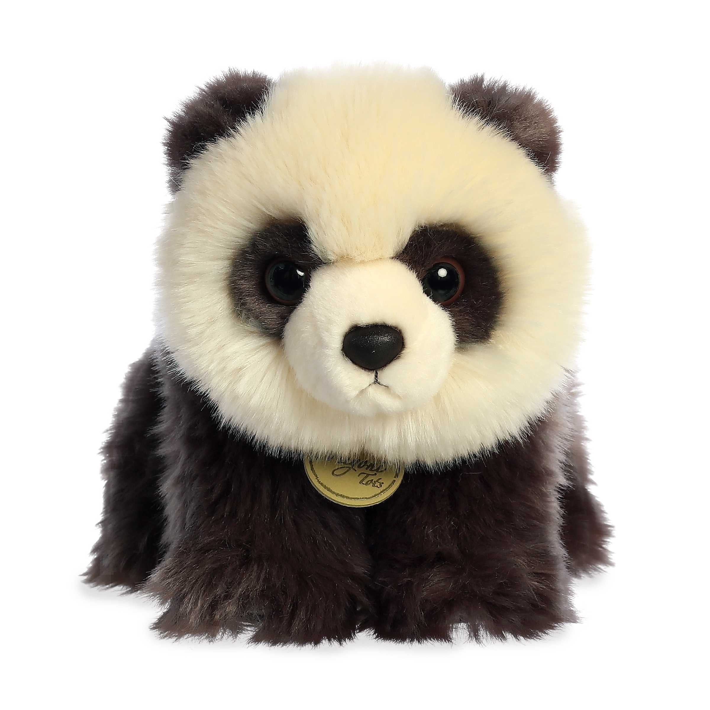 Aurora - Small Black Miyoni Tots - 8" Panda Cub - Adorable Stuffed ...