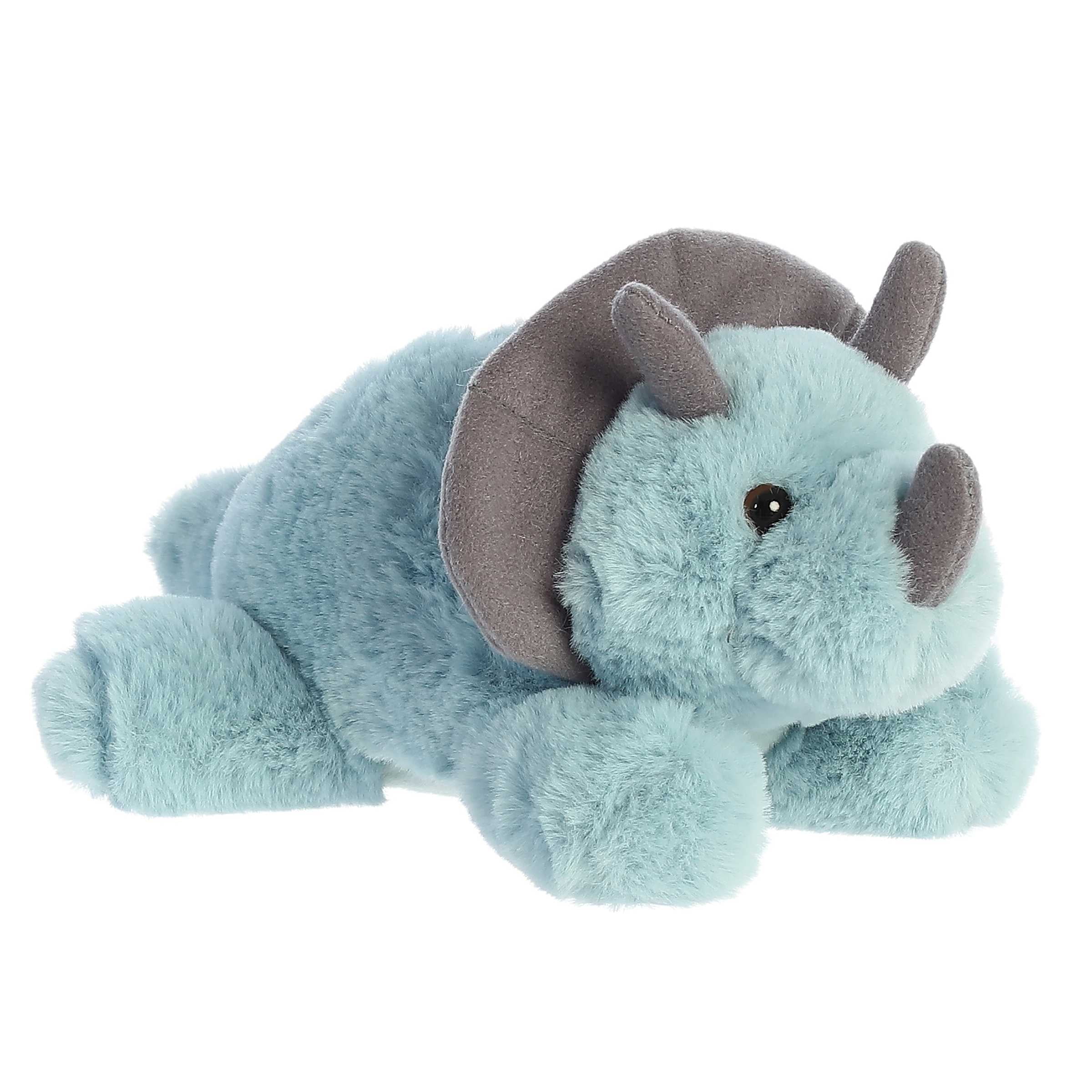 Aurora - Small Blue Mini Flopsie - 9" Triceratops - Adorable Stuffed ...
