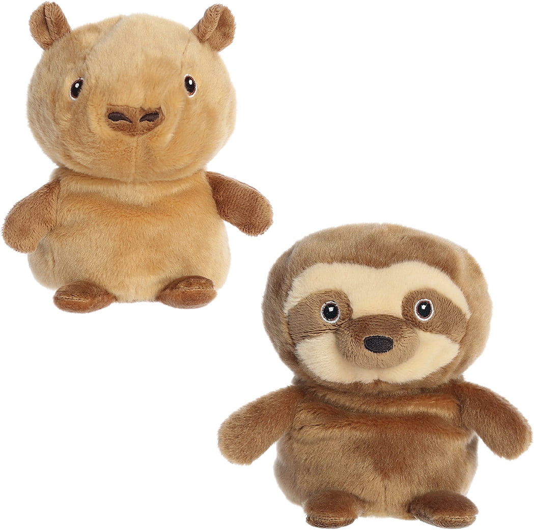 Aurora - Small Brown Eco Nation - Reversible Eco Pairs 6.5" Capybara ...