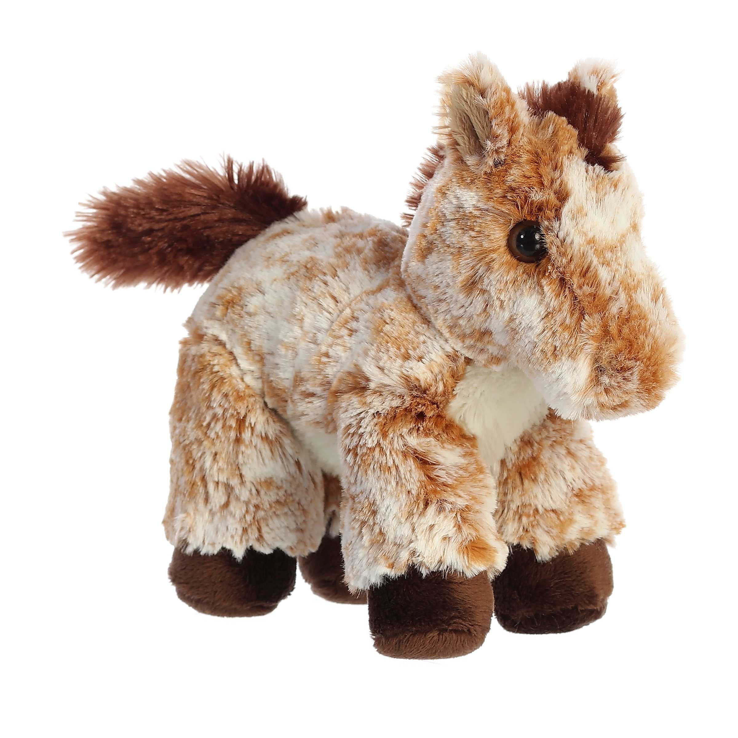 Aurora - Small Brown Mini Flopsie - 8" Mocha Horse - Adorable Stuffed ...