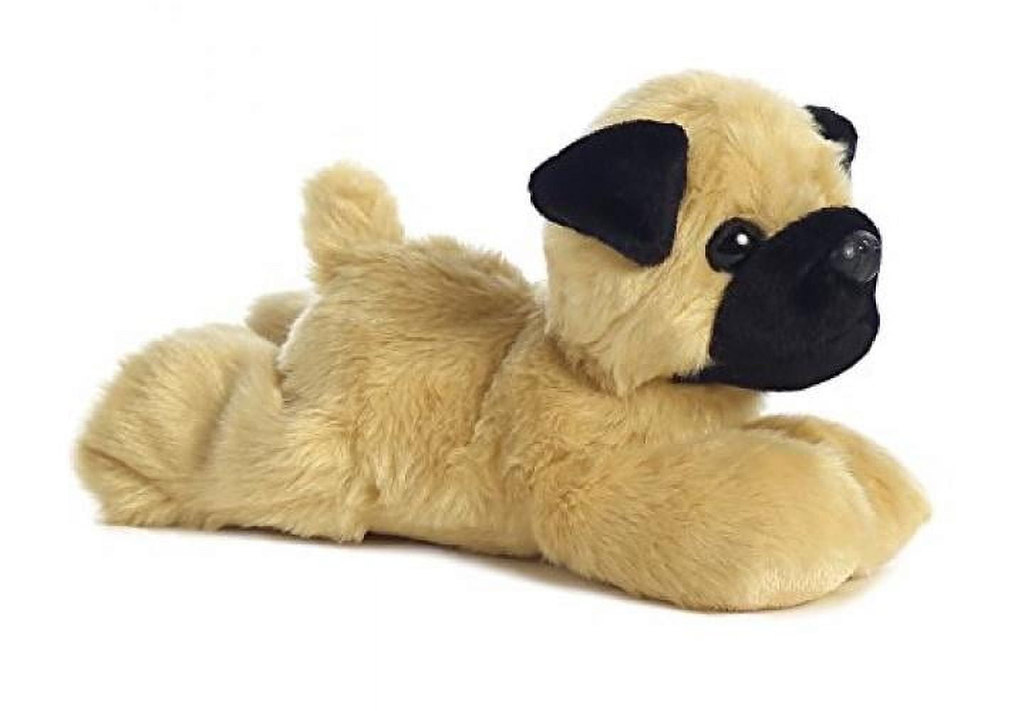 Aurora, Small Brown Mini Flopsie Plush, 8" Mr.Pugster, Stuffed Animal ...