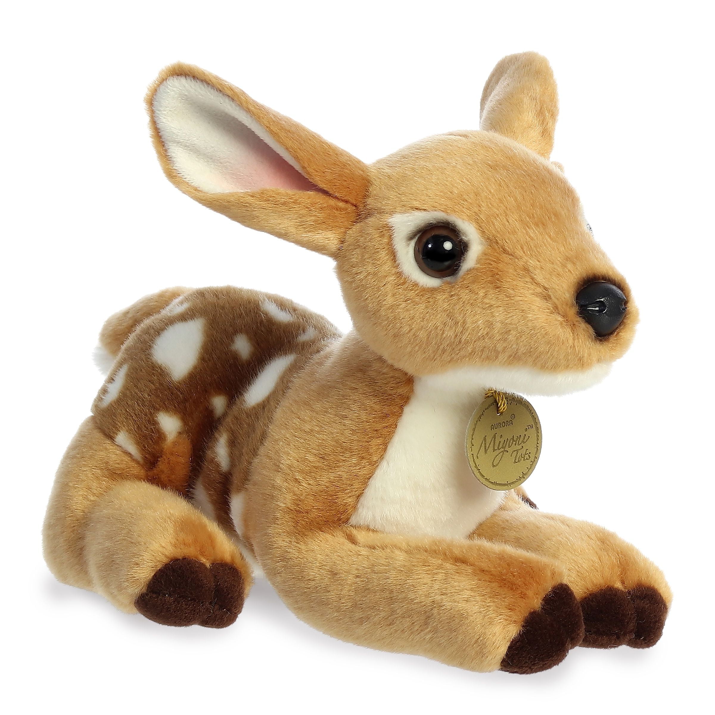 Aurora Miyoni Fawn - Realistic Stuffed Animal Plush Toy, Small Brown 9 ...