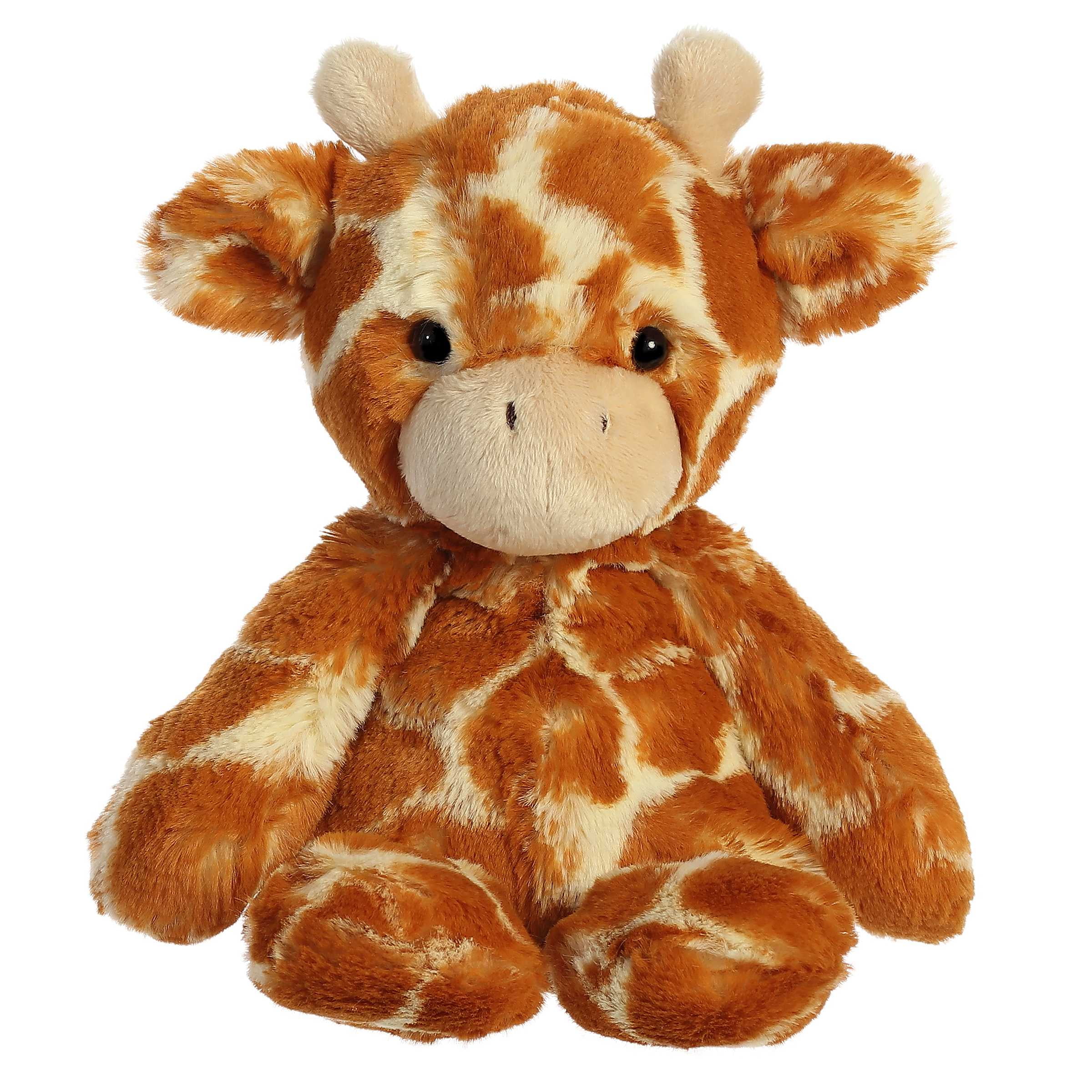 Aurora Plush Toy - Sweet & Softer Giraffe, Small Brown Stuffed Animal ...