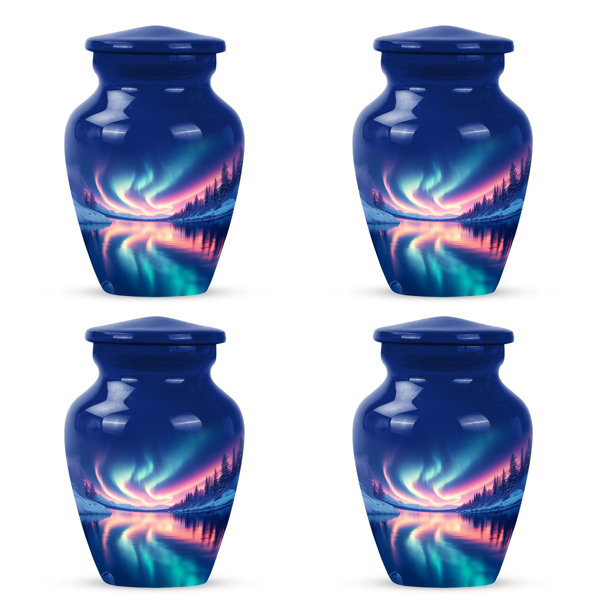 Aurora Small Cremation Urns For Human Ashes Adult Mom - Mini Funeral ...
