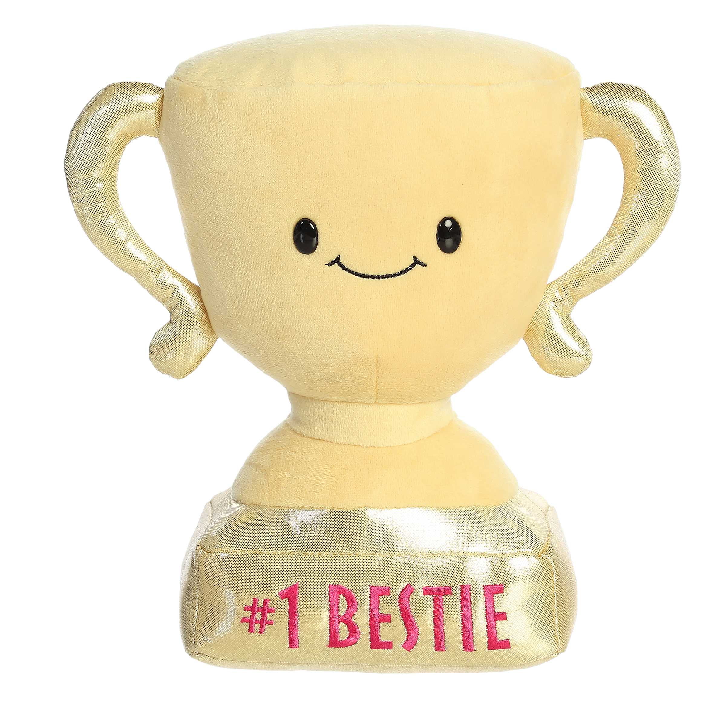 Aurora - Small Gold JUST SAYIN' - 9" #1 Bestie Trophy - Witty Stuffed ...