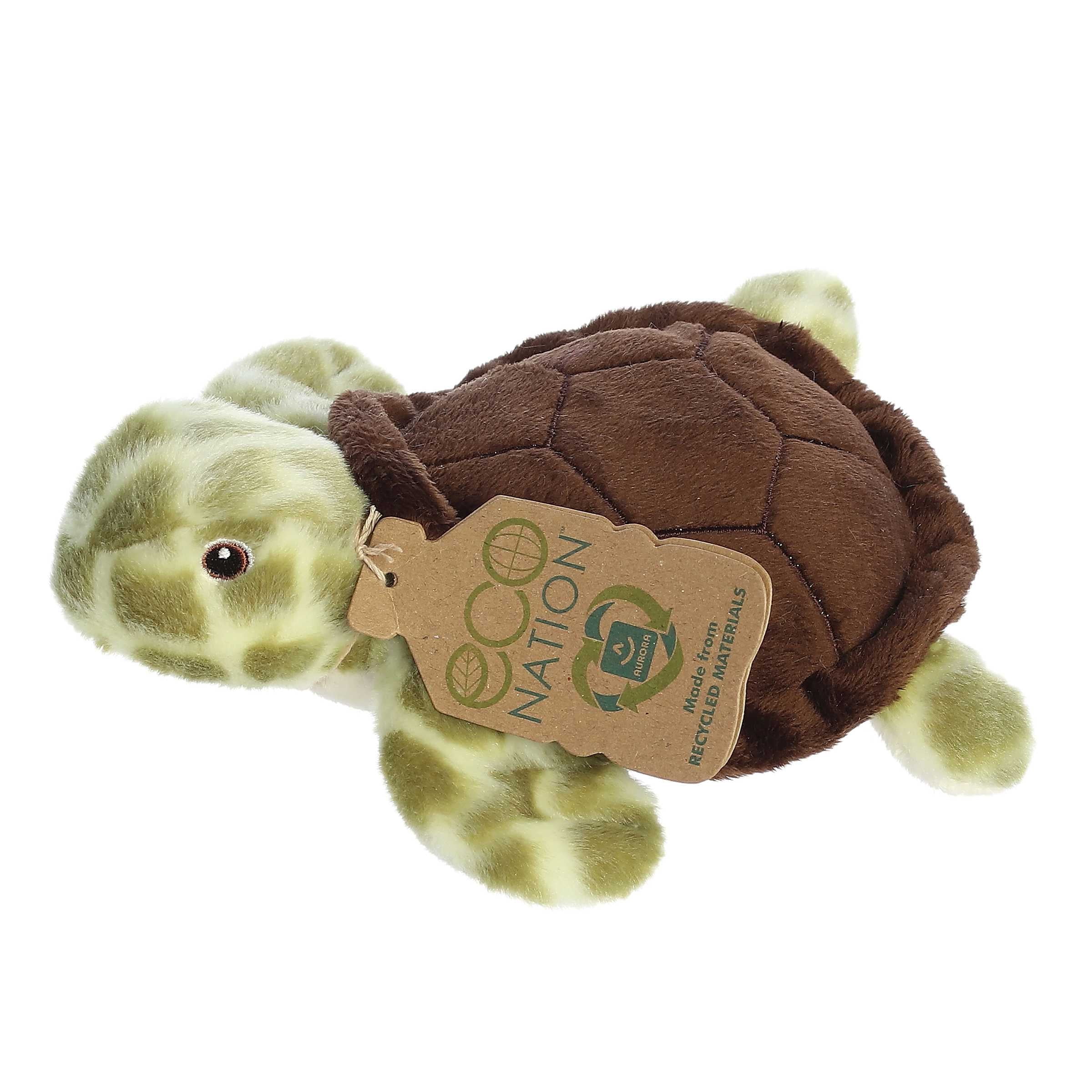 Aurora - Small Green Eco Nation - Eco Softies 8" Sea Turtle - Eco ...