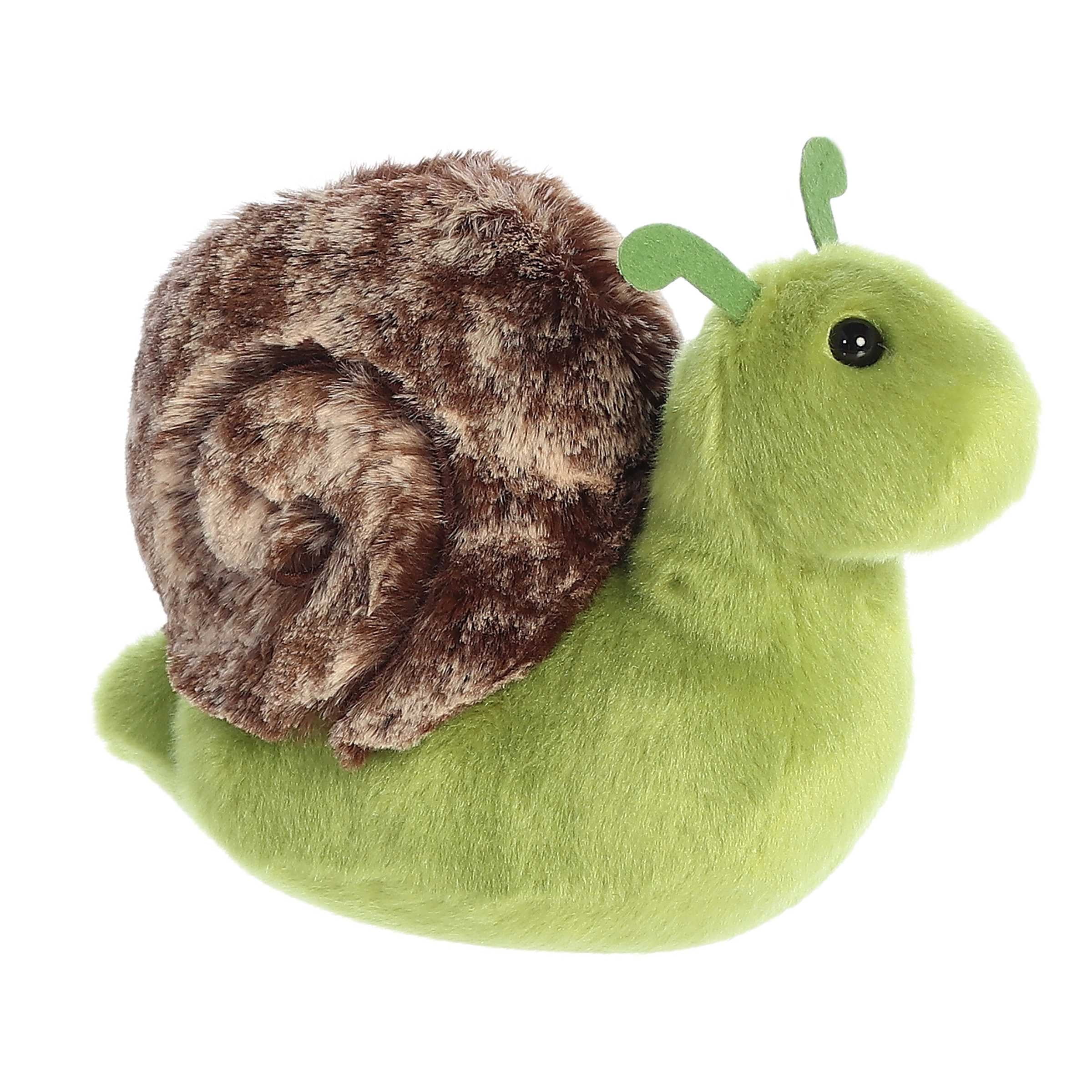 Aurora 8 in. Adorable Mini Flopsie Green Snail Plush Stuffed Animal Toy ...