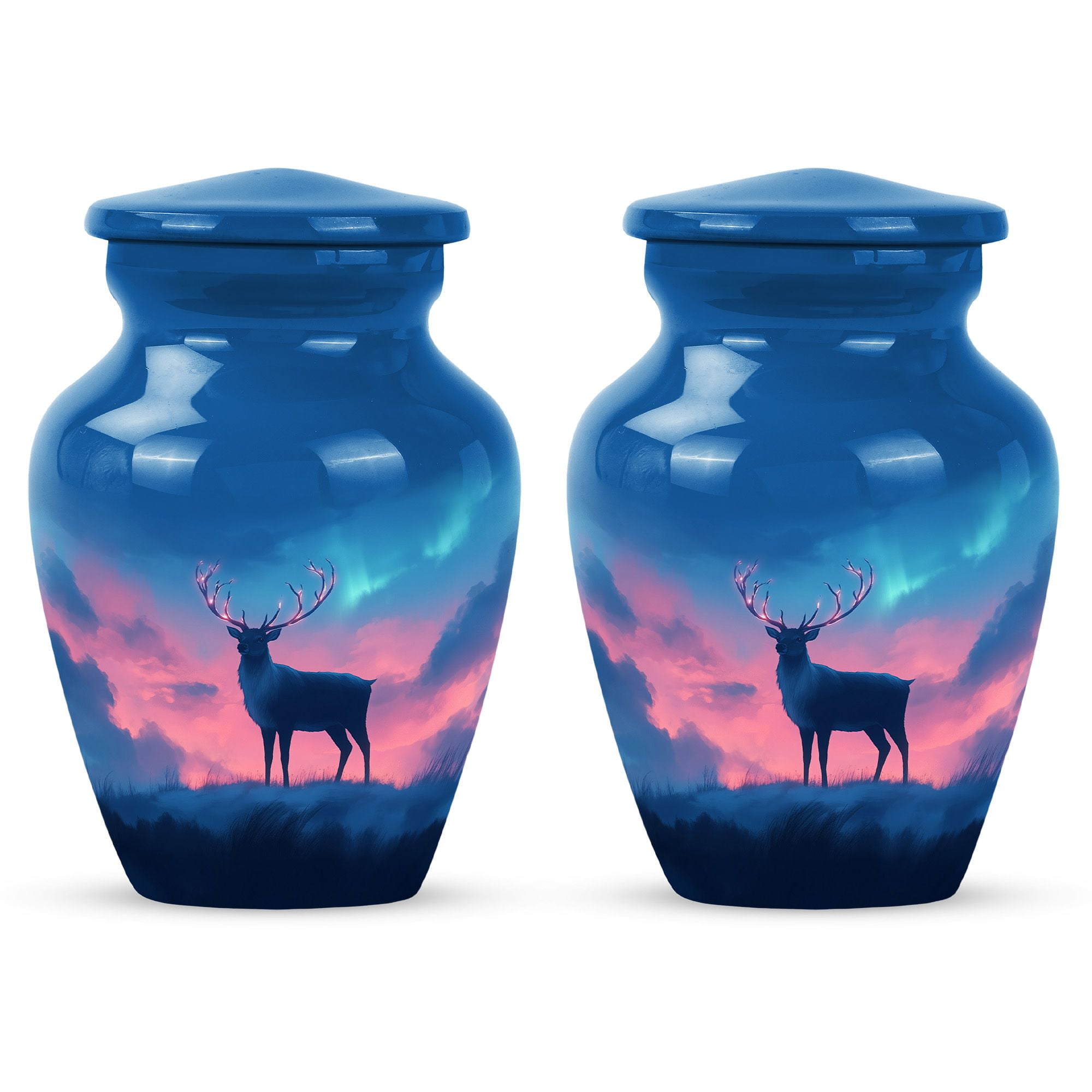 Aurora Small Memorial Urns For Human Ashes Adult Man - Mini Burial ...