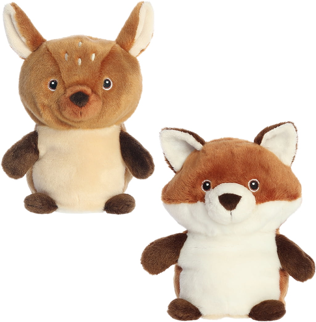 Aurora - Small Orange Eco Nation - Reversible Eco Pairs 6.5" Fawn and ...