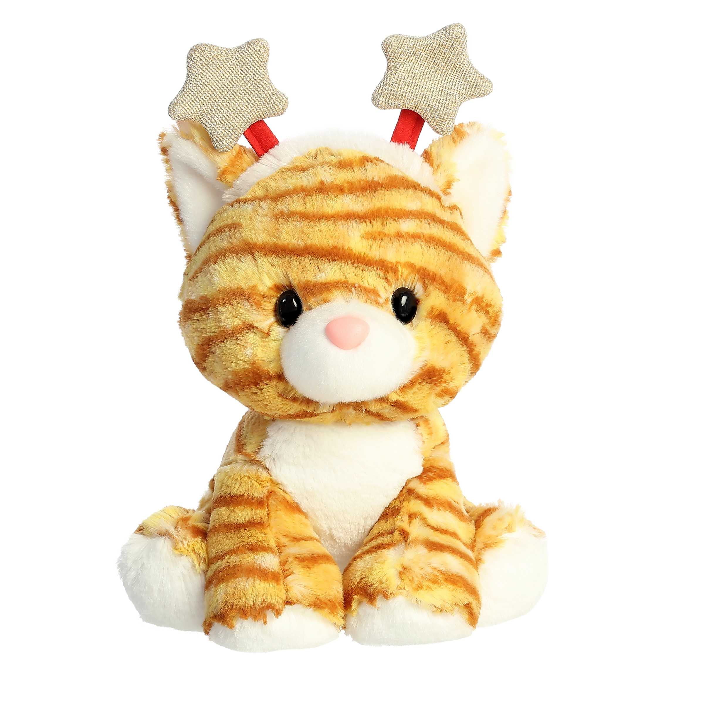 Aurora - Small Orange Holiday - Christmas Trio 8.5" Starry Tabby ...