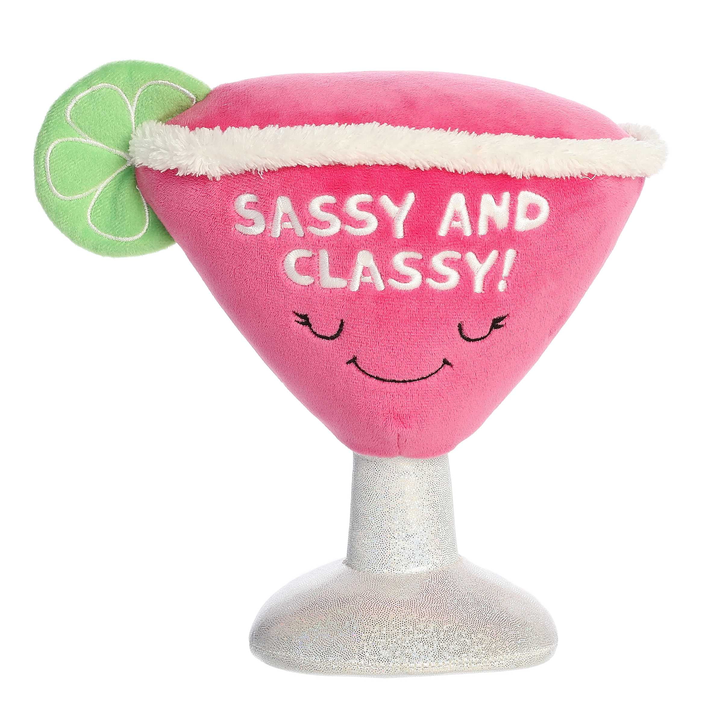 Aurora - Small Pink JUST SAYIN' - 9" Sassy And Classy Cocktail - Witty ...