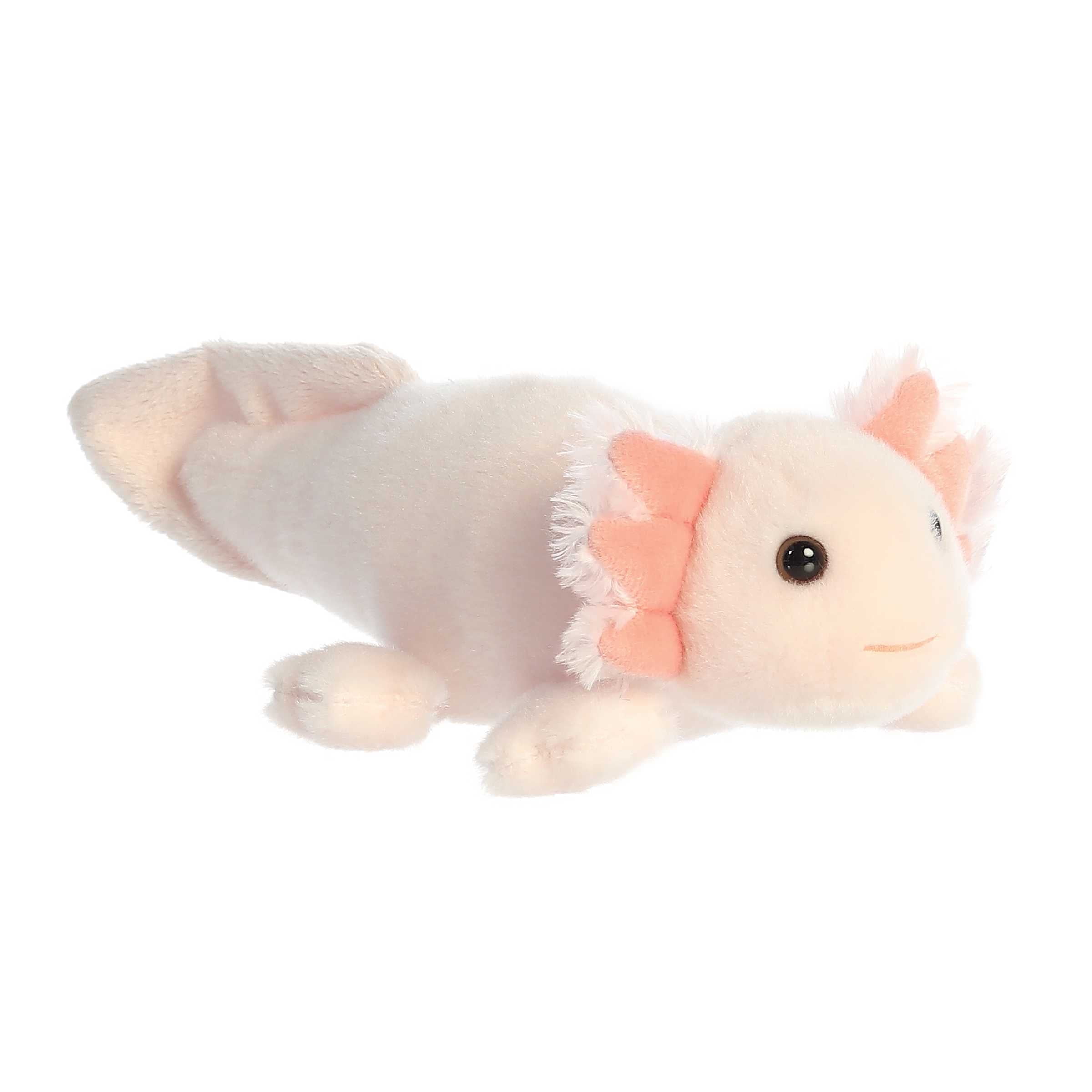 Aurora Plush Toy Animal - Small Pink Mini Flopsie Axel Axolotl Stuffed ...