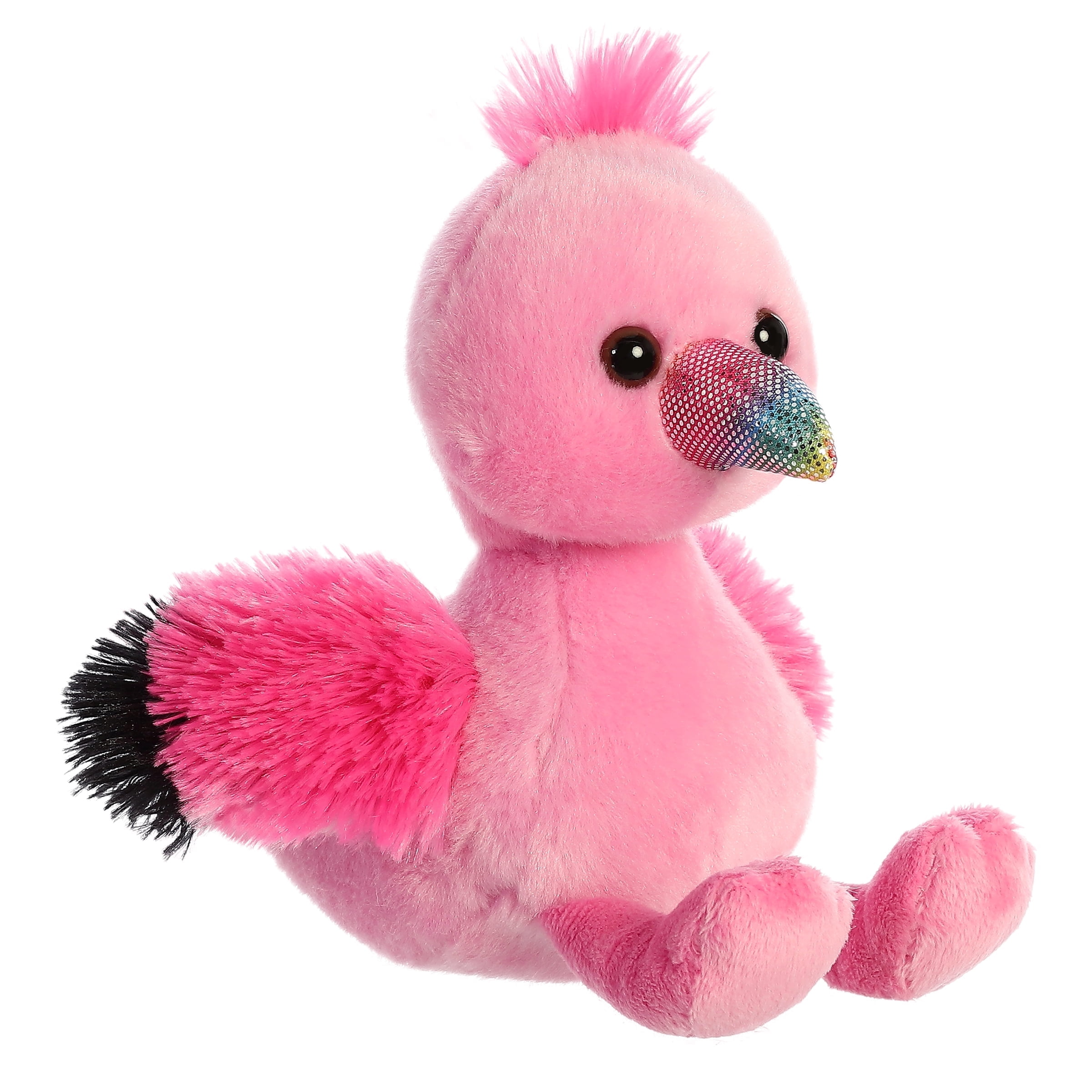 Aurora - Small Pink Mini Flopsie - 6" Fairy Flamingo - Adorable Stuffed ...