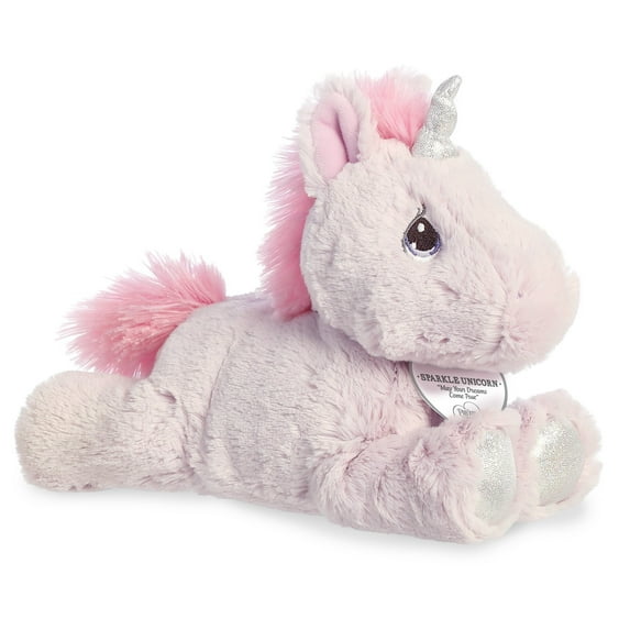 AURORA Sparkle Unicorn Lilac Plush, 8.5 Inch, Small Pink Precious ...