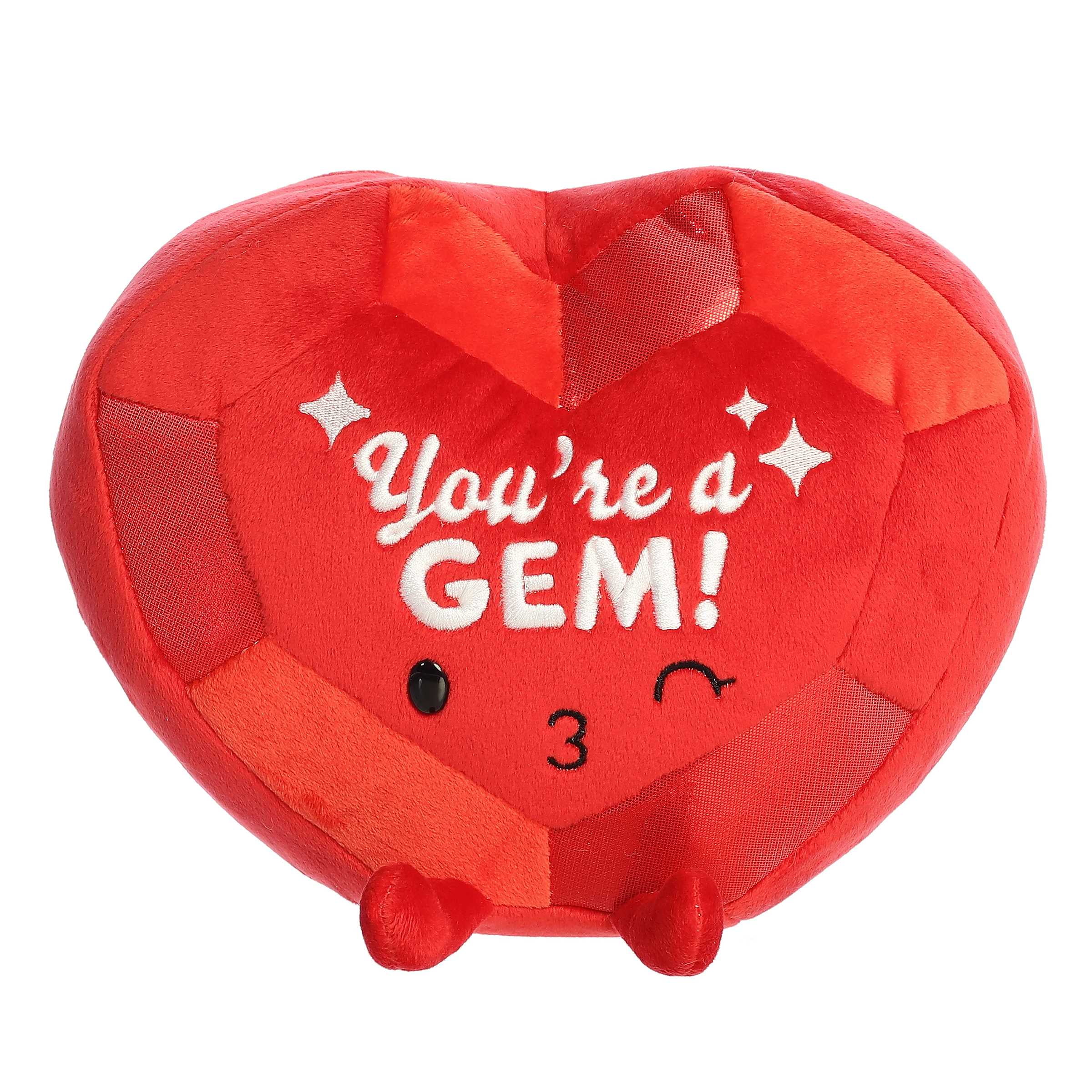 Aurora - Small Red JUST SAYIN' - 9.5" You're A Gem - Witty Stuffed ...