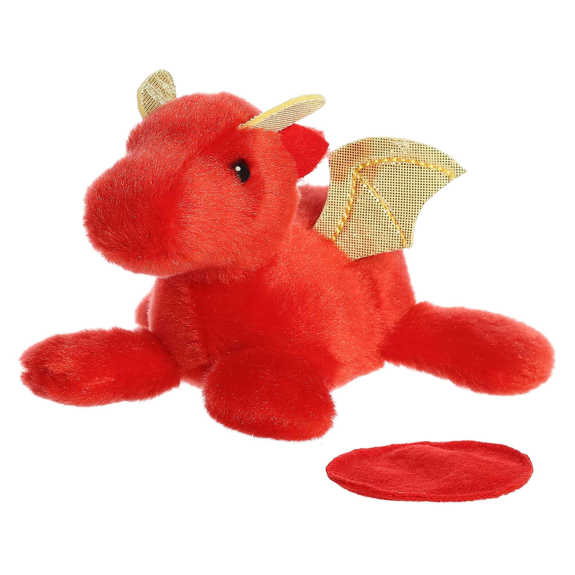Aurora - Small Red Shoulderkins - 6" Daring Dragon - Adorable Stuffed ...