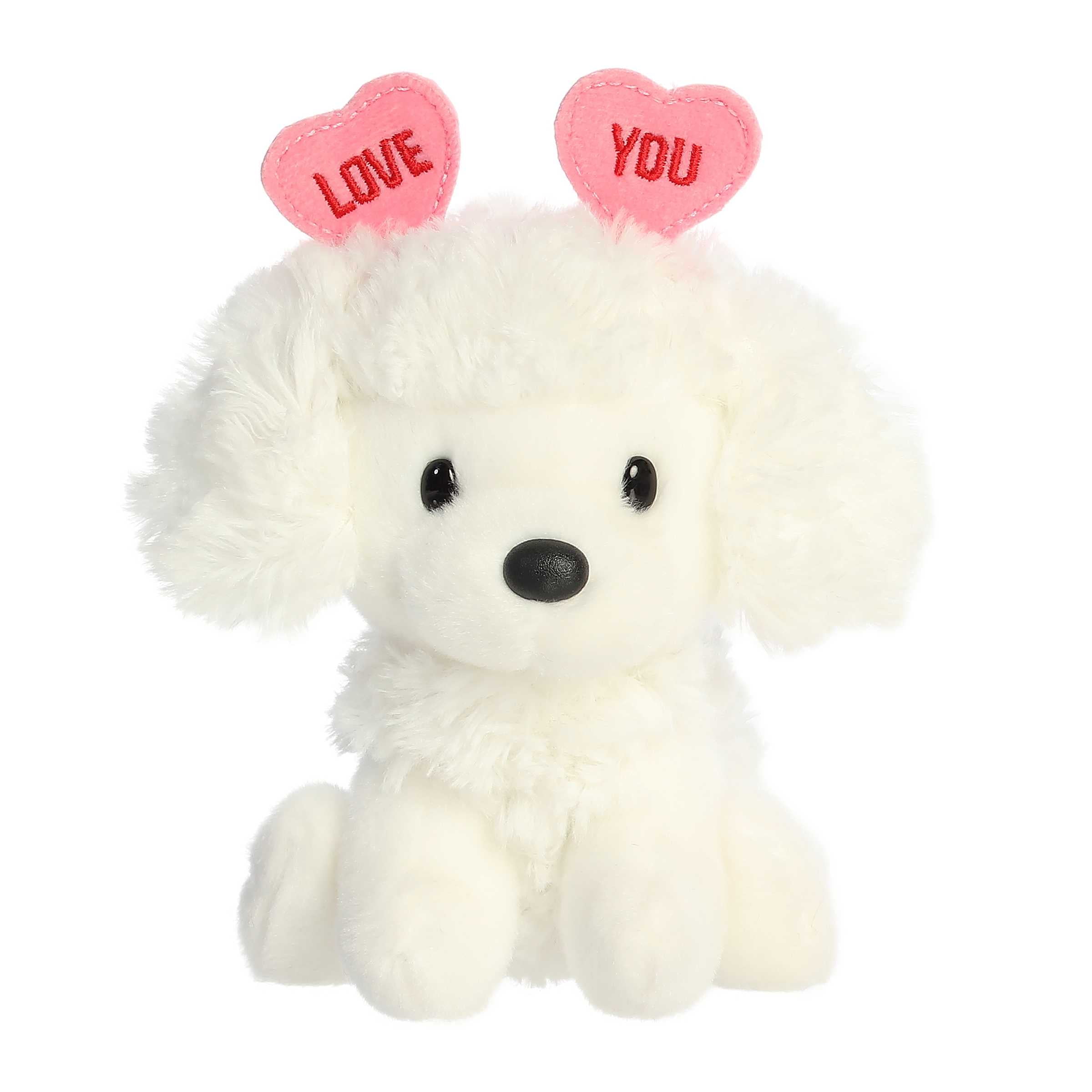 Aurora - Small White Love On The Mind - 5" Love You Poodle ...