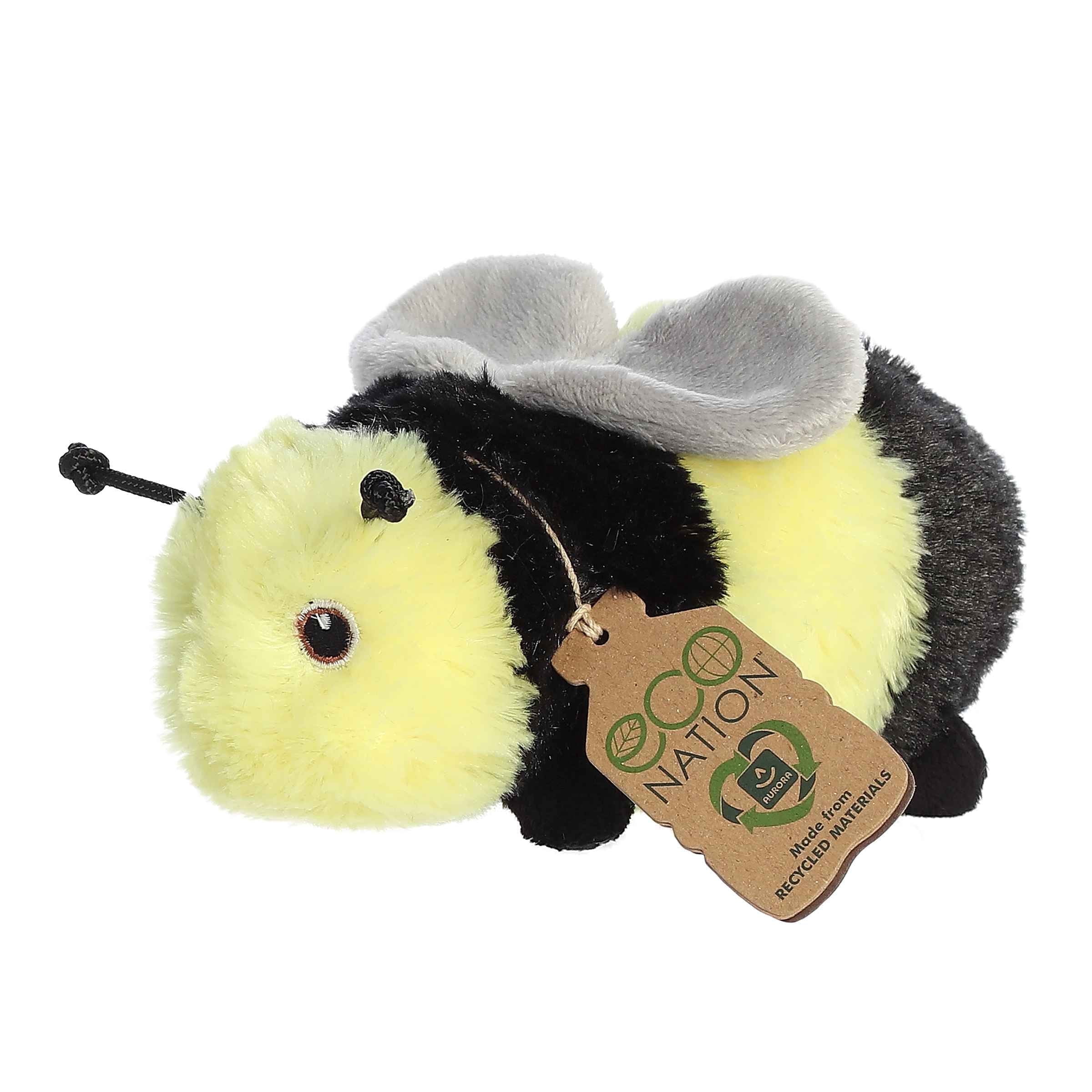 Aurora - Small Yellow Eco Nation - Eco Softies 6" Bumblebee ...