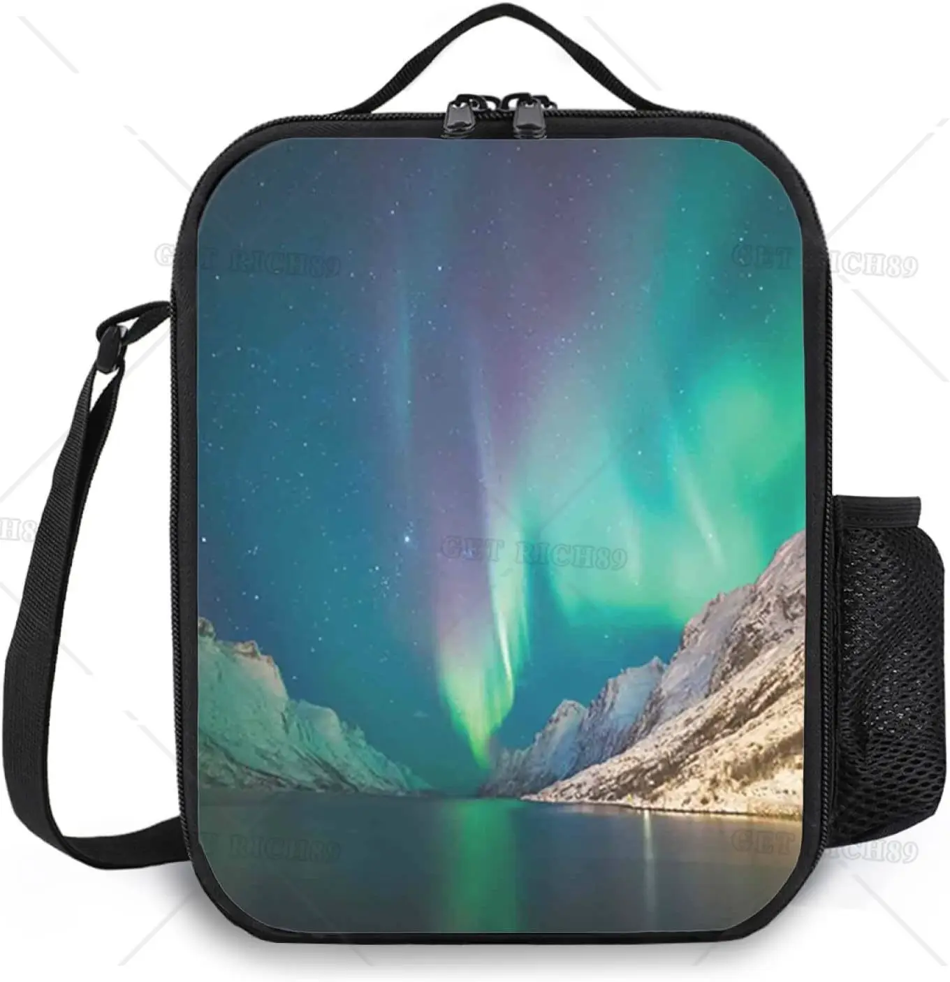 Aurora Solar Starry Sky Night Image Lunch Box for Men Women Adults ...