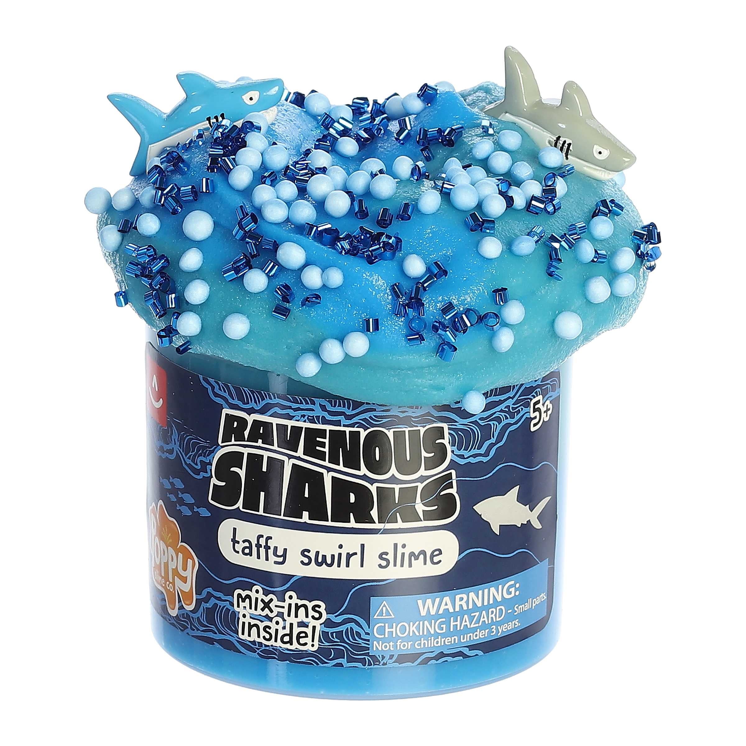 Aurora Toys - Mini Blue Poppy Slime Co. - Ravenous Sharks Slime - Gooey ...