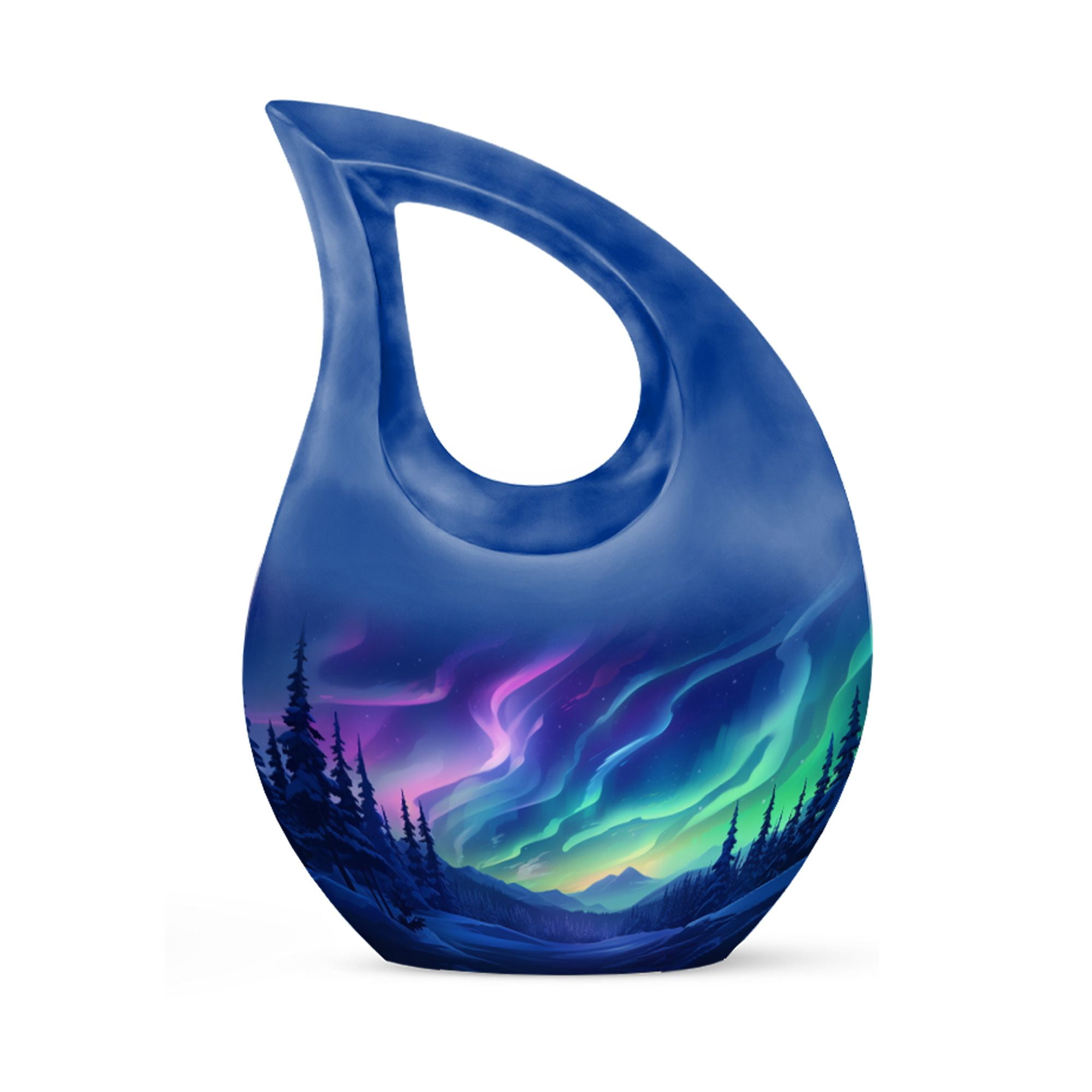 Aurora Over Urn - Ash Urns For Humans - Adult Urns For Human Ashes Men ...