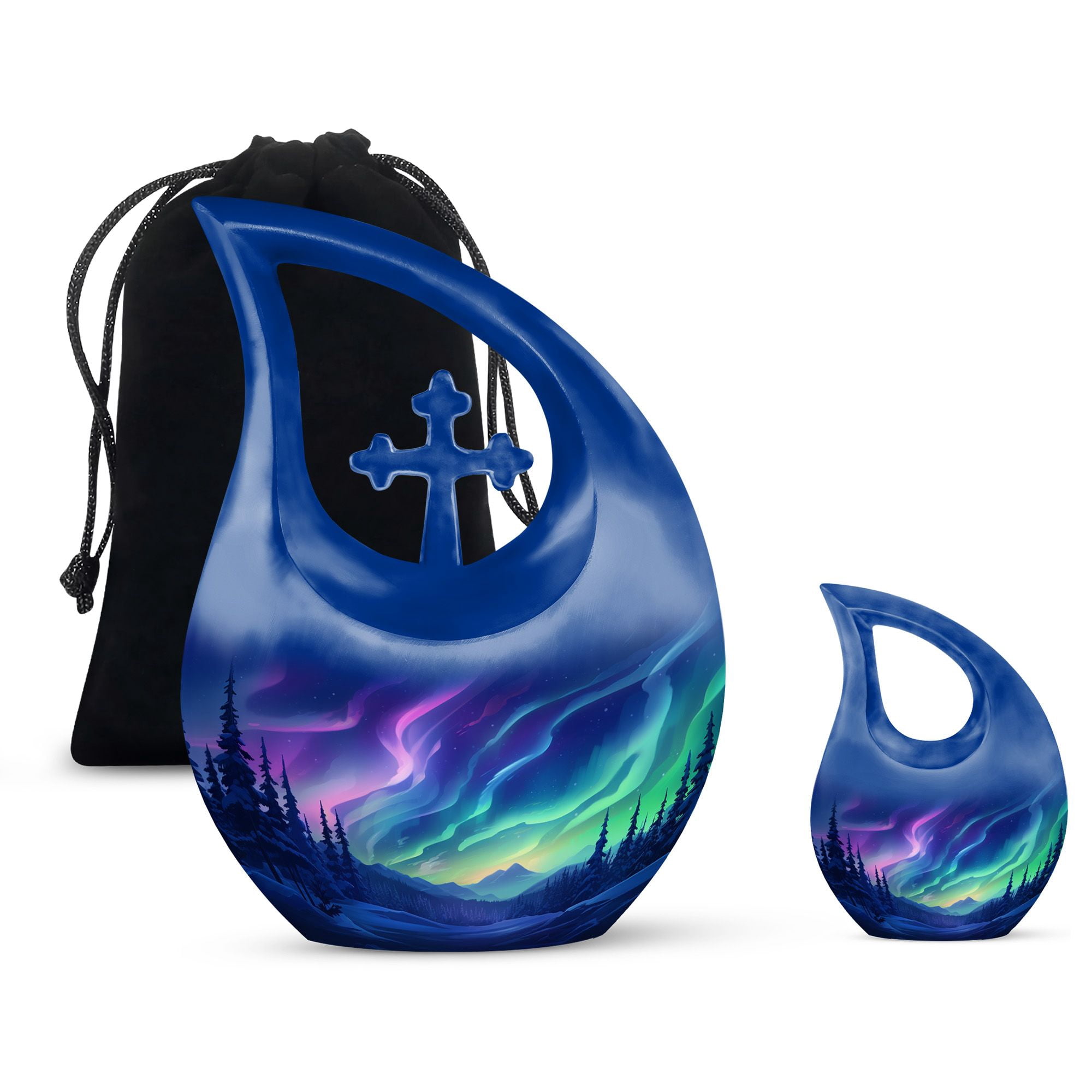 Aurora Over Urn - Urns For Cremation Ashes - Small Urns For Human Ashes ...