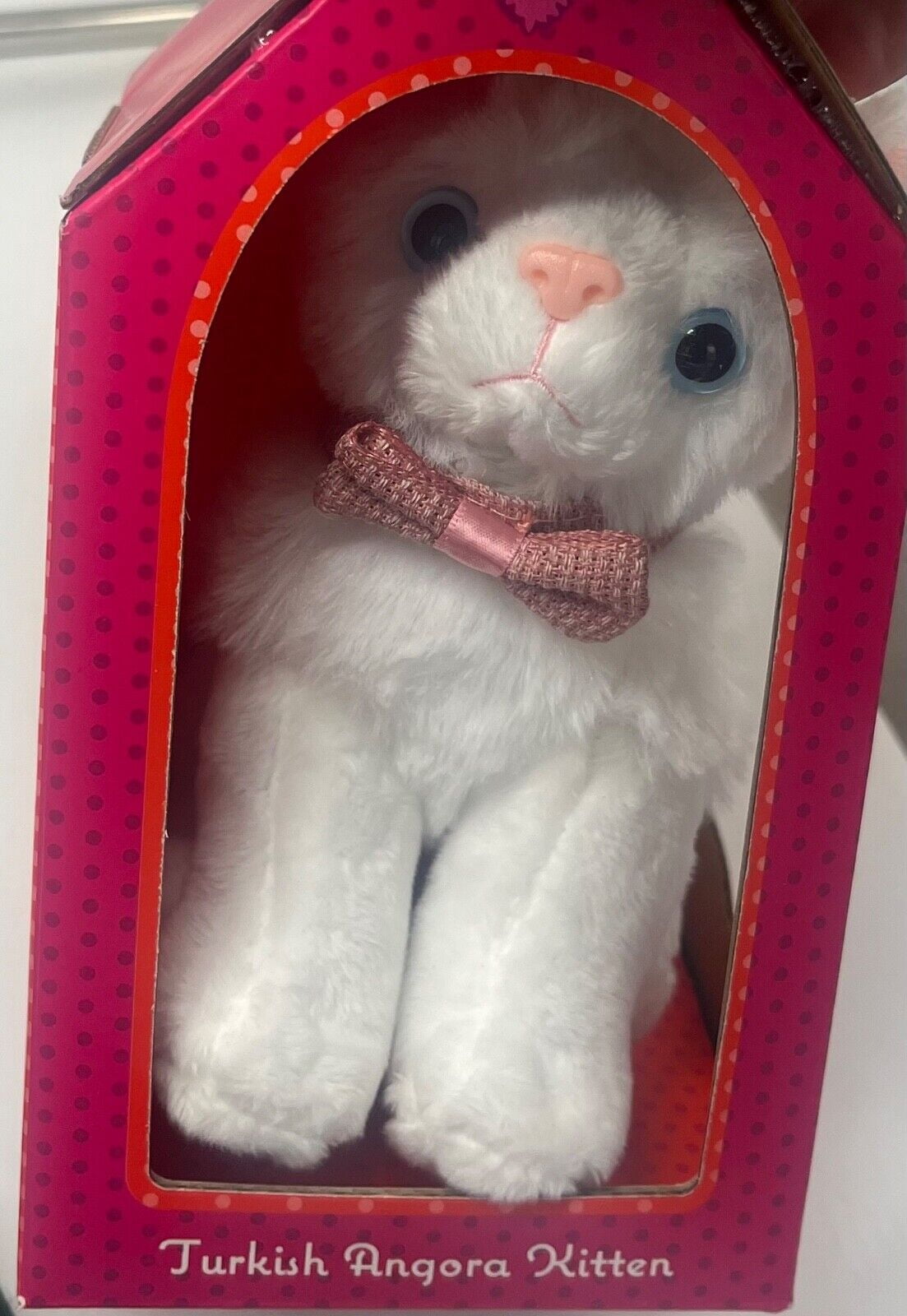 Aurora White Turkish Angora Cat Kitten Plush - Walmart.com
