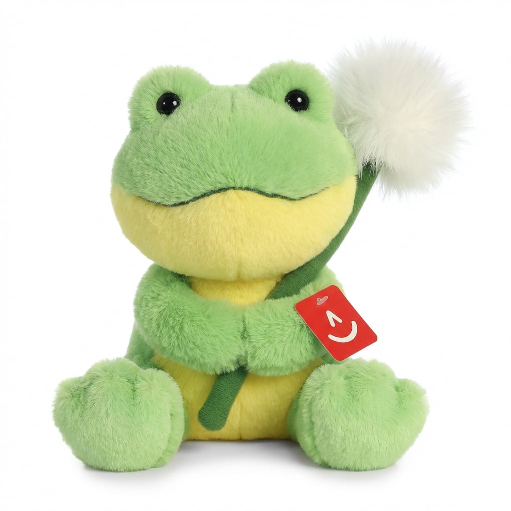 Aurora World Dandelion Besties Frog 9" Plush Toy Eco Friendly Stuffed ...