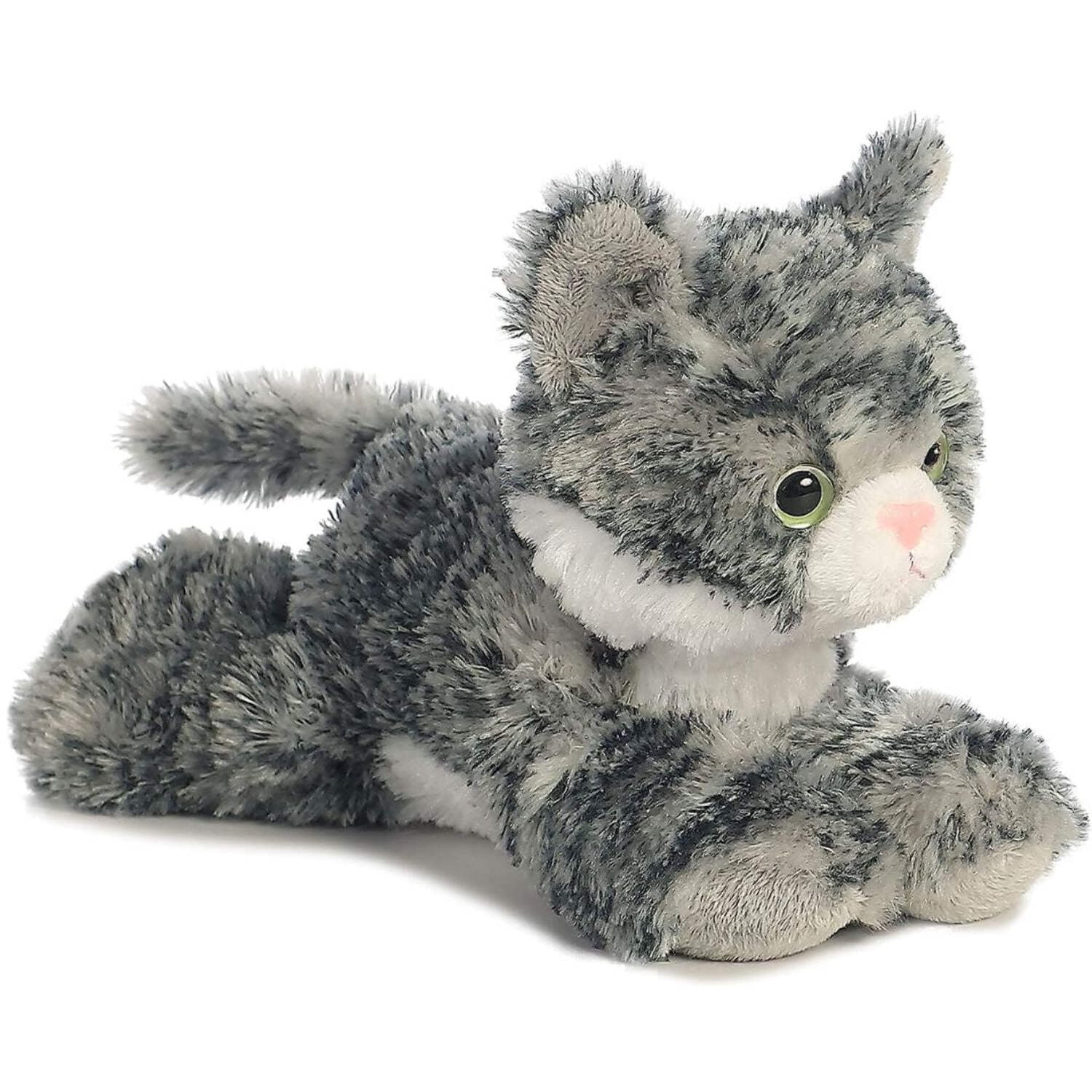 Aurora 8" Mini Flopsie Lily the Gray Tabby Plush with Bean Pellets ...