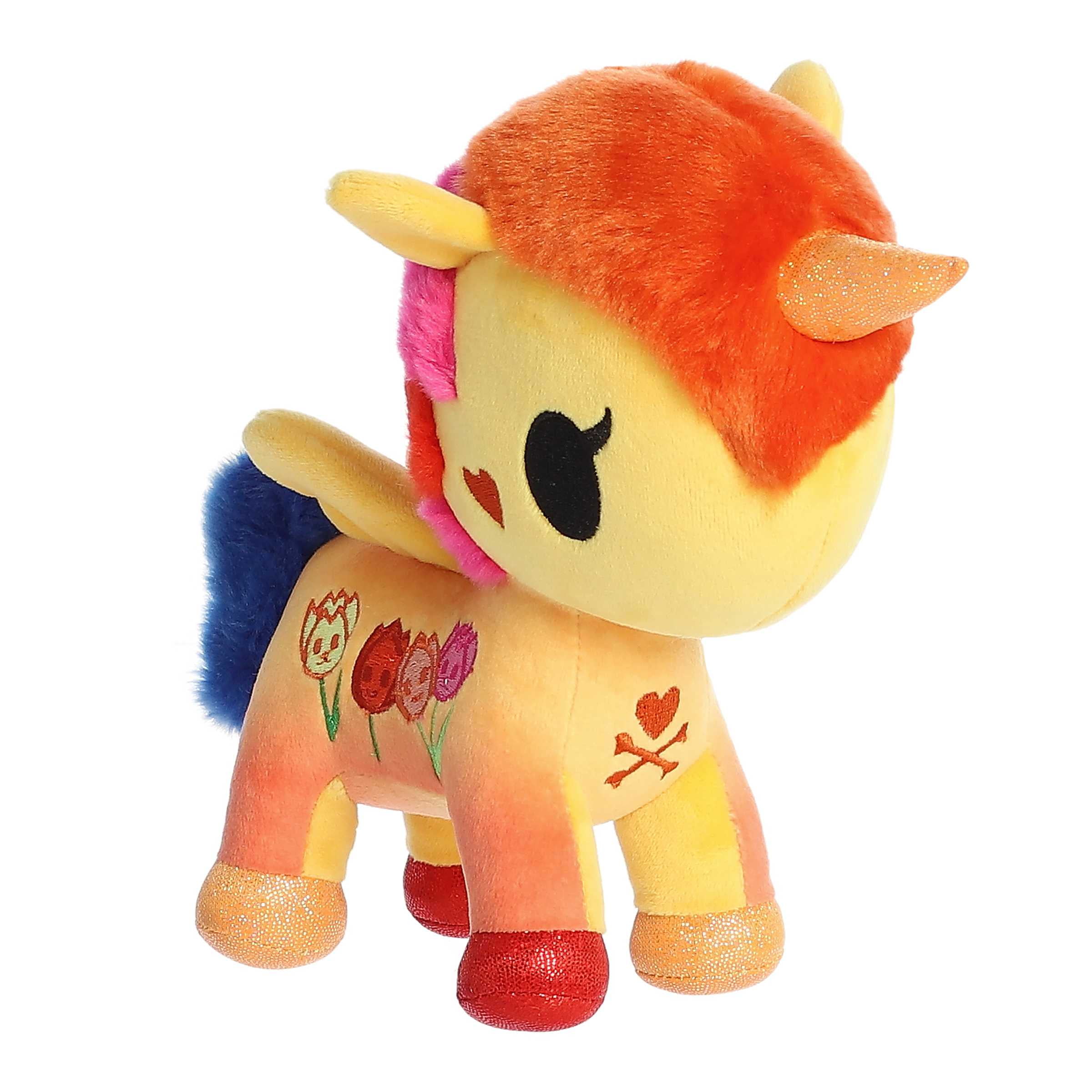 Aurora - Small Orange tokidoki - Flower Power 7.5" Tulip Unicorno ...