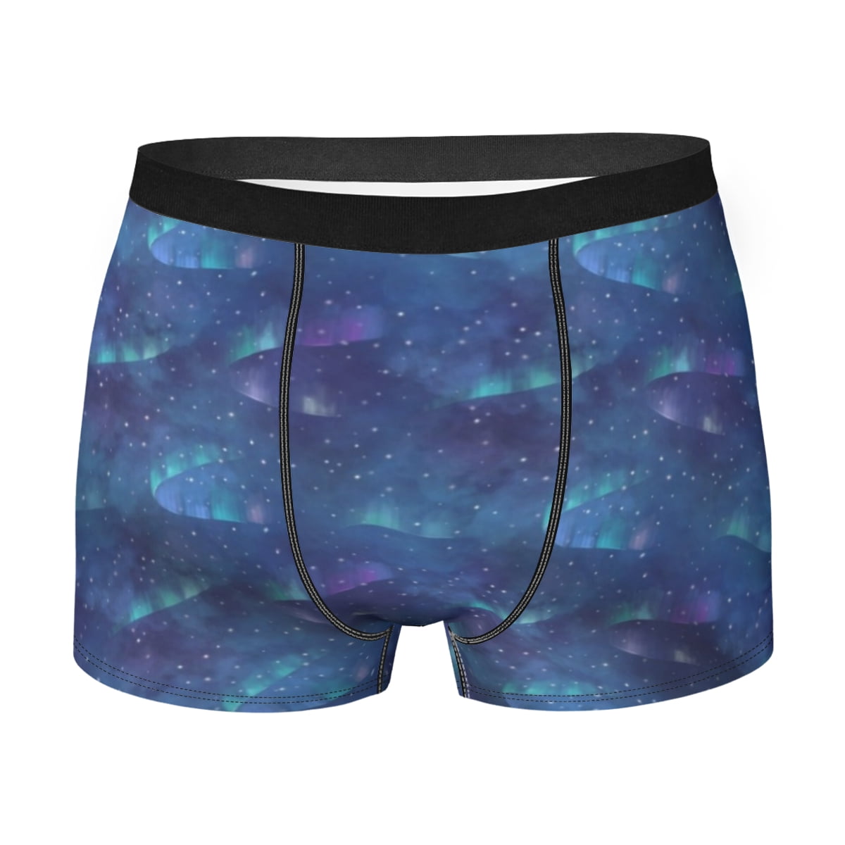 Aurora borealis Art Boxer Shorts For Man 3D Print Male Underwear ...